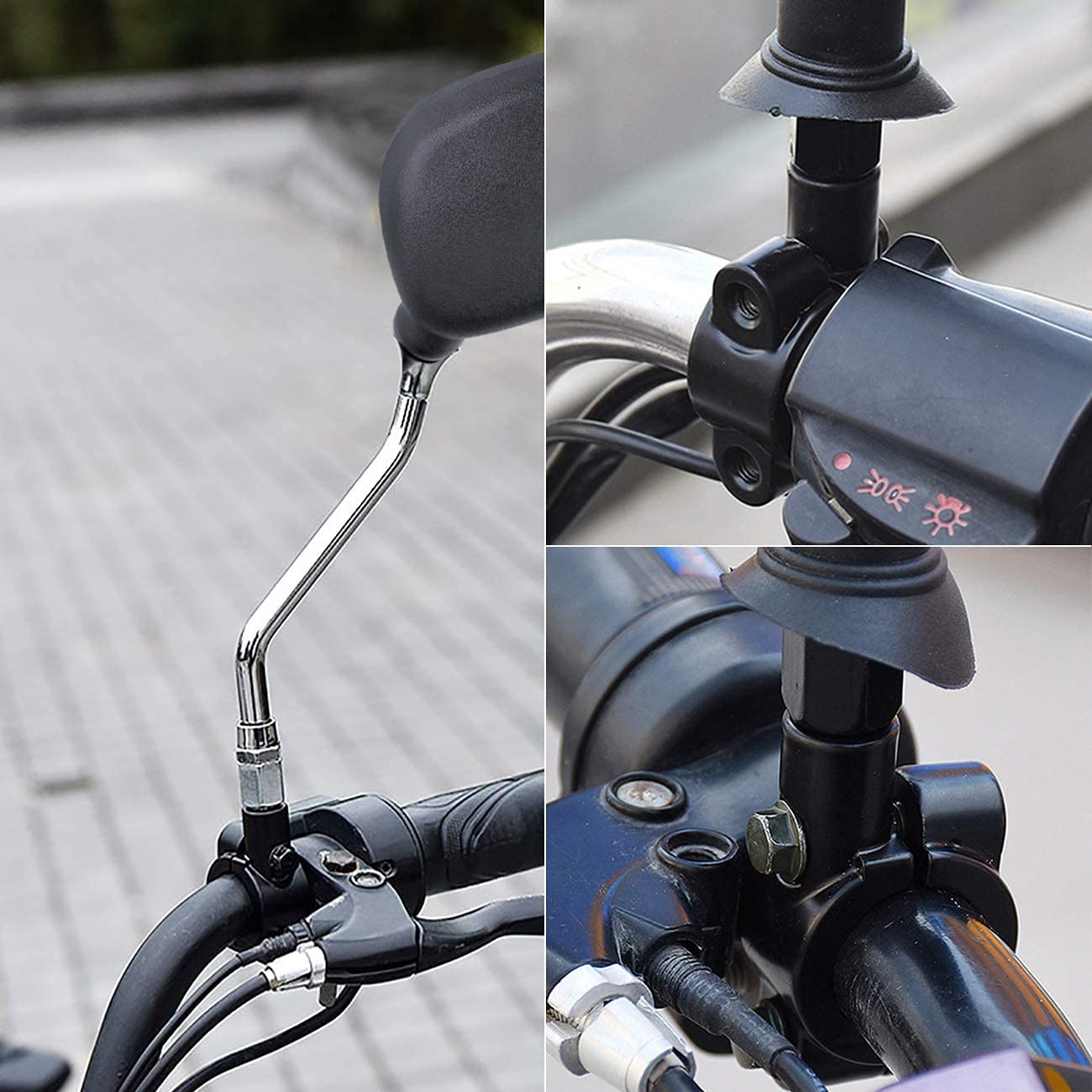 Snapklik.com : Banpo Universal Motorcycle 7/8" 10MM Aluminum Handlebar ...