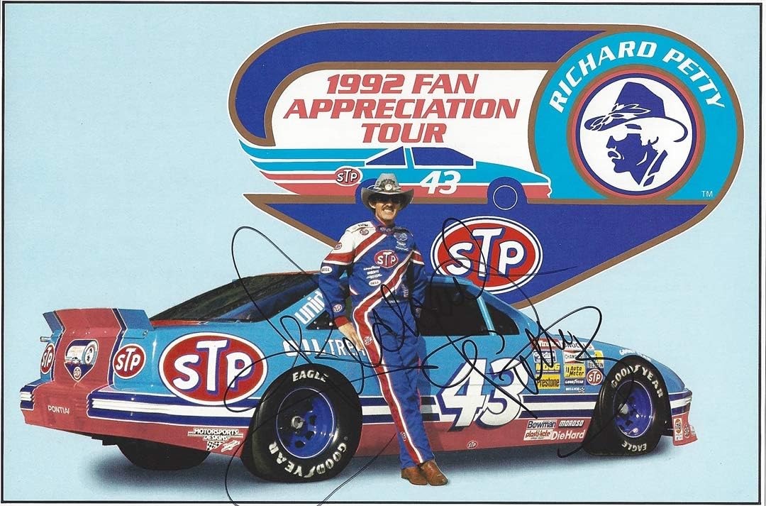 AUTOGRAPHED 1992 Richard Petty #43 STP Racing Team FAN APPRECIATION ...