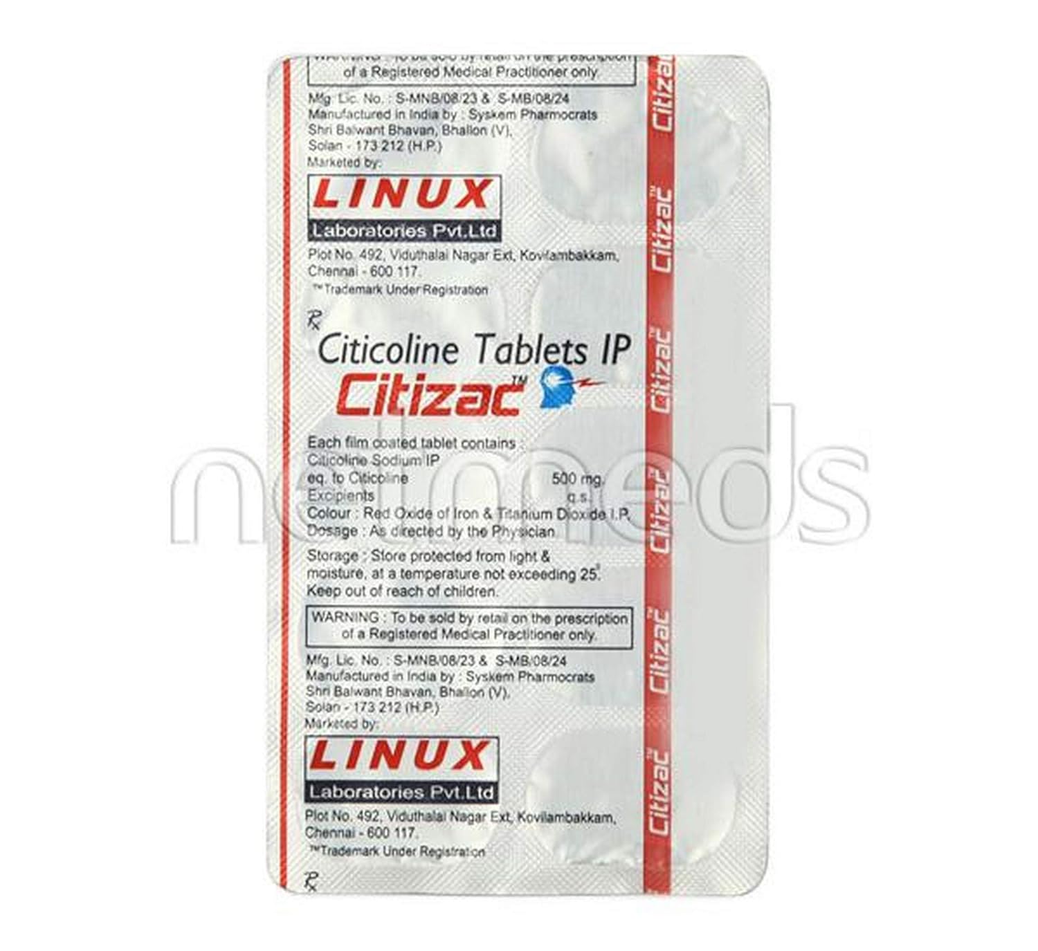Citizac 500mg - Strip of 10 Tablets : Amazon.in: Health & Personal Care