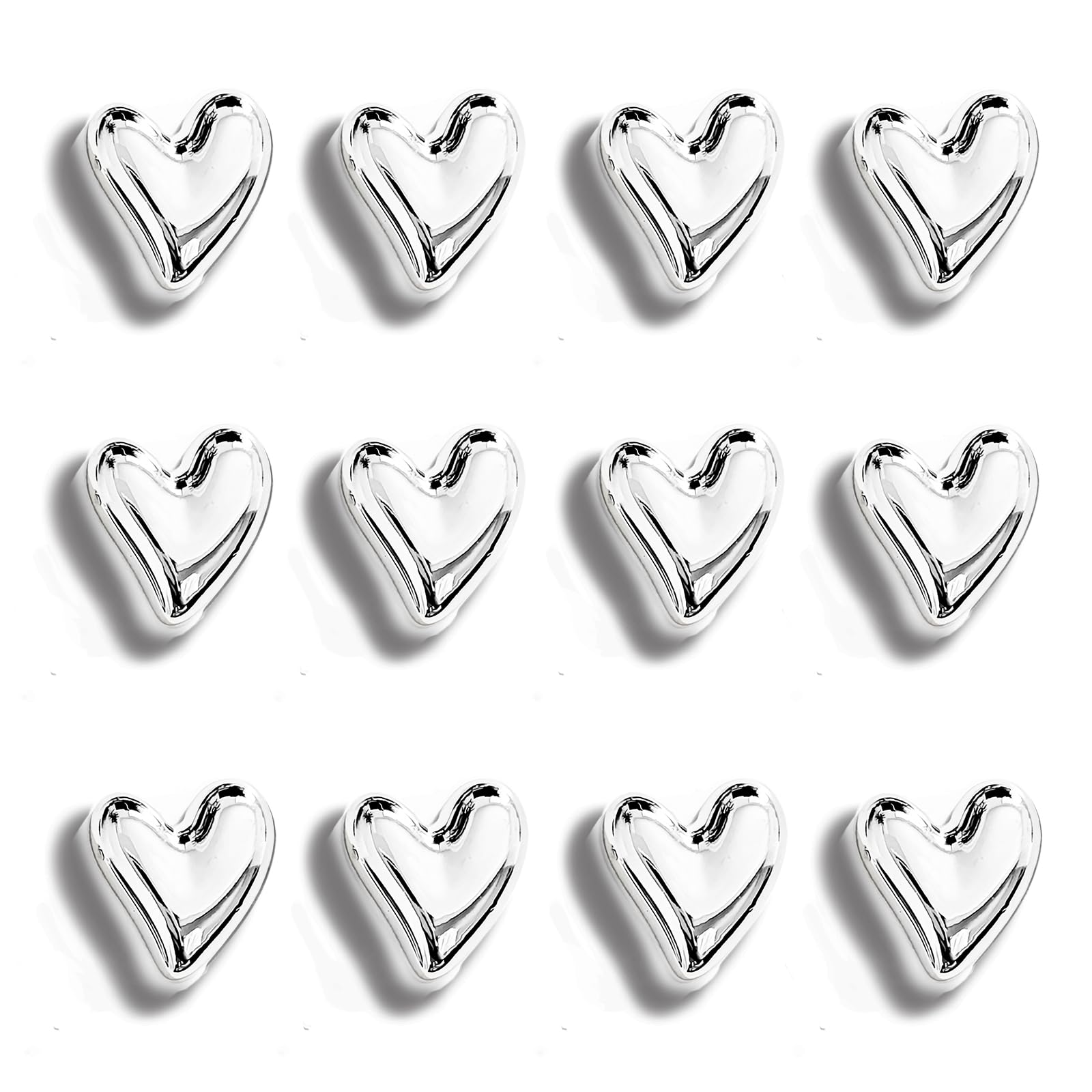 Amazon.com: Janvelle 12PCS Refrigerator Magnets Silver Magnets for ...