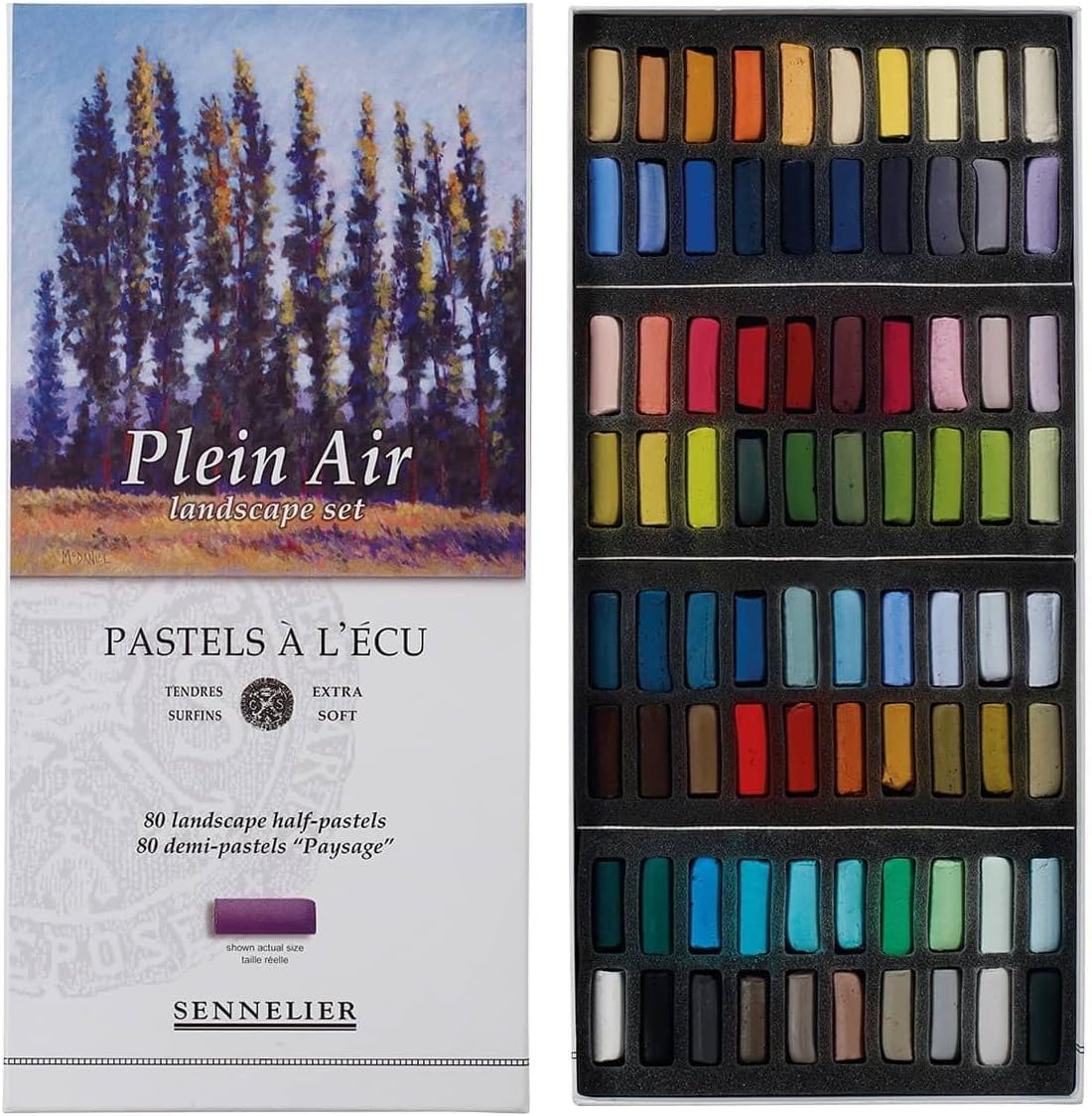 Soft Pastel Sennelier S Half Stick Set Of 80 Plein Air Landscape