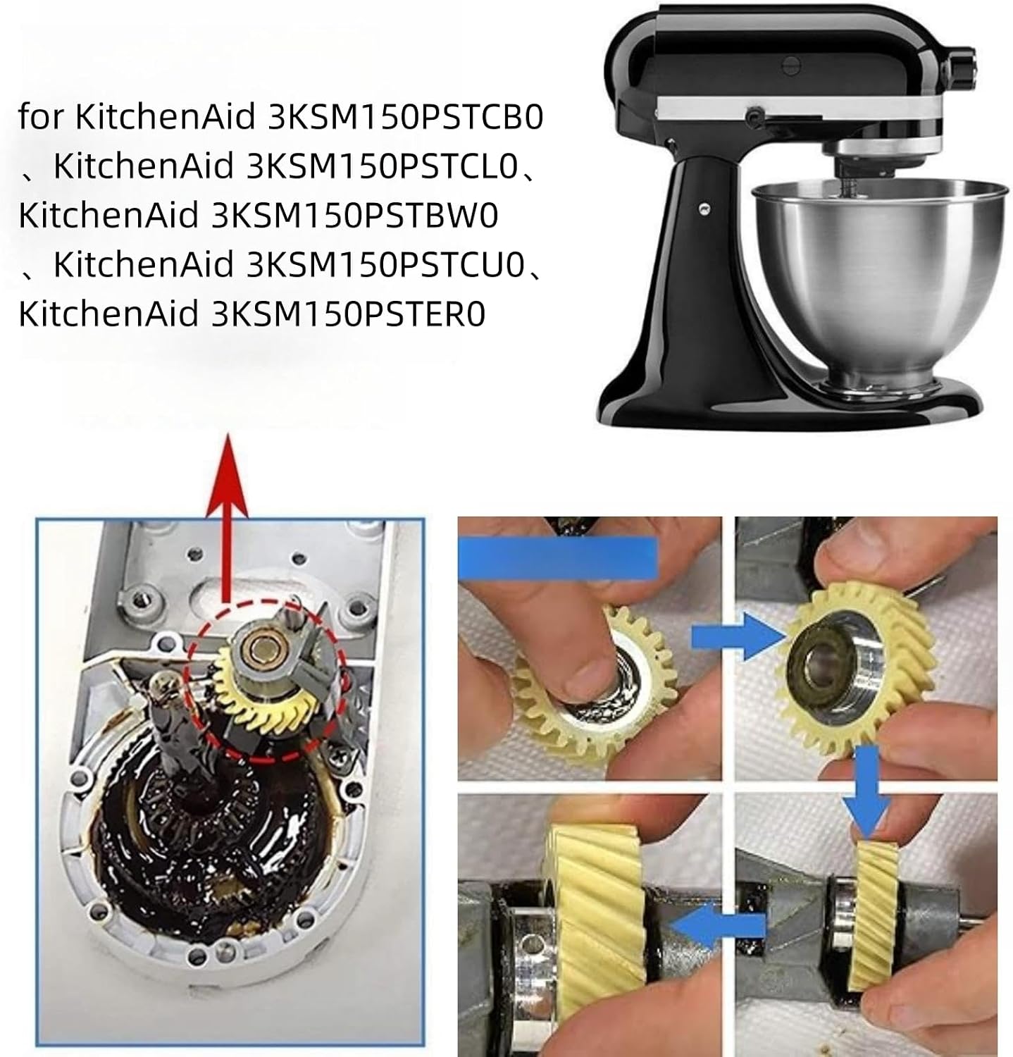 W10112253 Gear Durable W10112253 Mixer Worm Gear Nepal | Ubuy