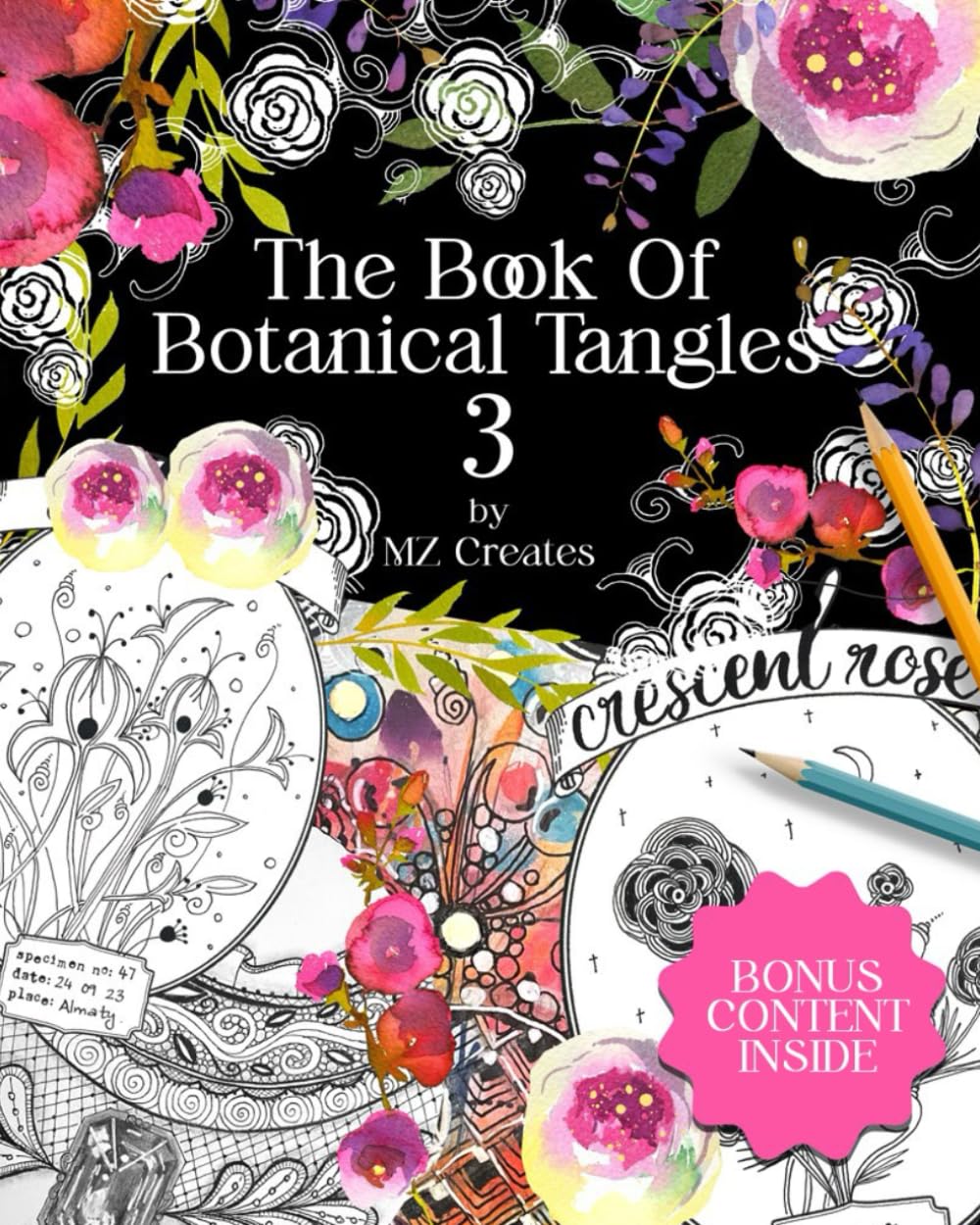 Amazon.com: The Book of Botanical Tangles 3: Learn Tangles and Line ...
