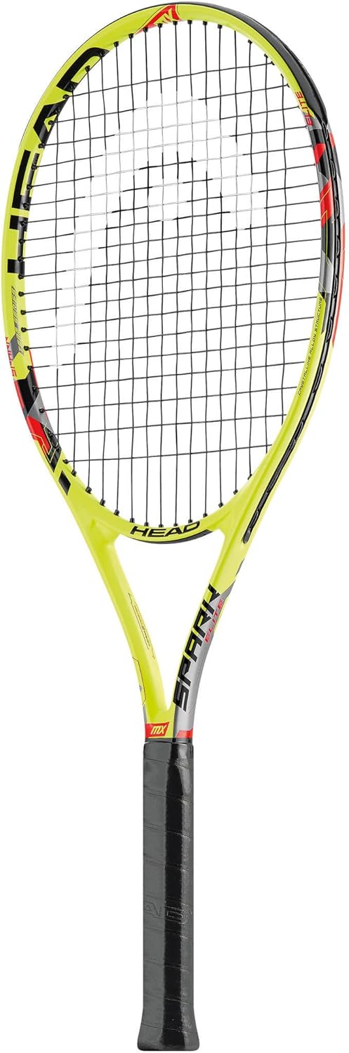 HEAD MX Spark Elite Graphite Tennis Racquet (Yellow) | for Beginner ...