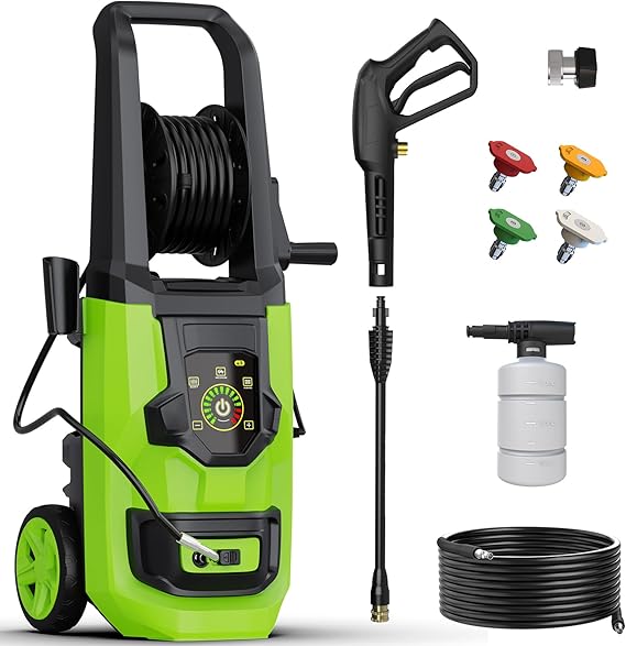 Amazon.com : DECOKTOOL Electric Pressure Washer - 5000 PSI 3.0 GPM ...