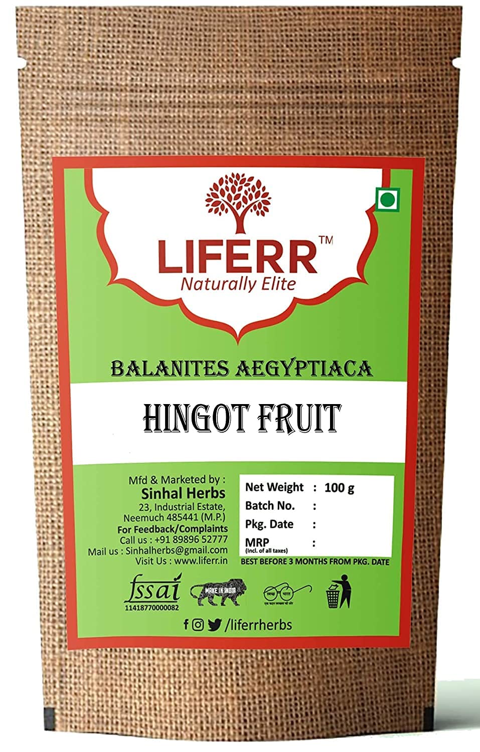 Amazon.com: METROL LIFERR Hingot Fruit | Balanites Aegyptiaca | Hingan ...