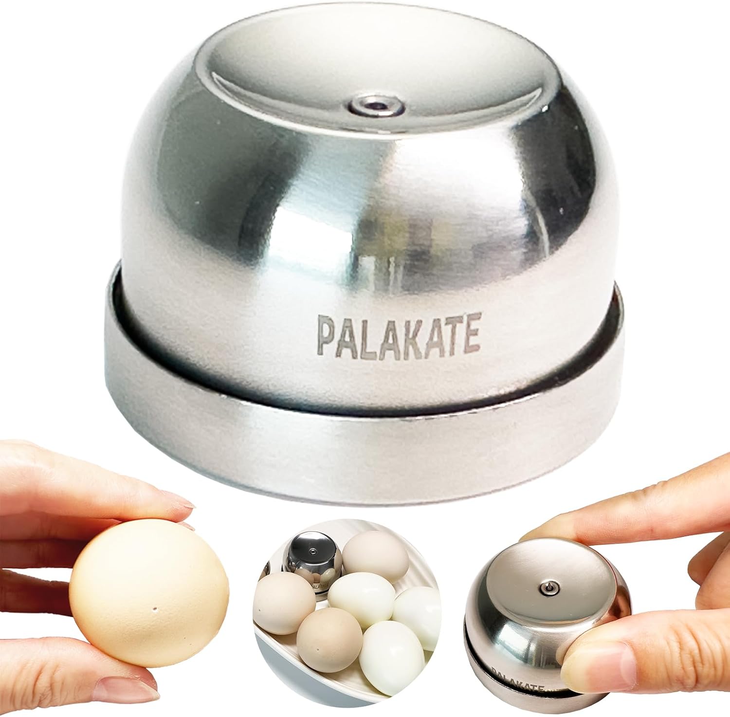 Amazon.com: Egg Piercer for Hard Boiled Eggs, Stainless Steel Egg Poker ...