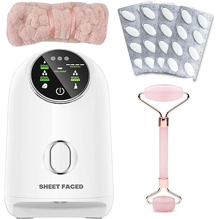 Amazon.com : Face Mask Maker Machine with 32 Collagen Pills. Our DIY ...