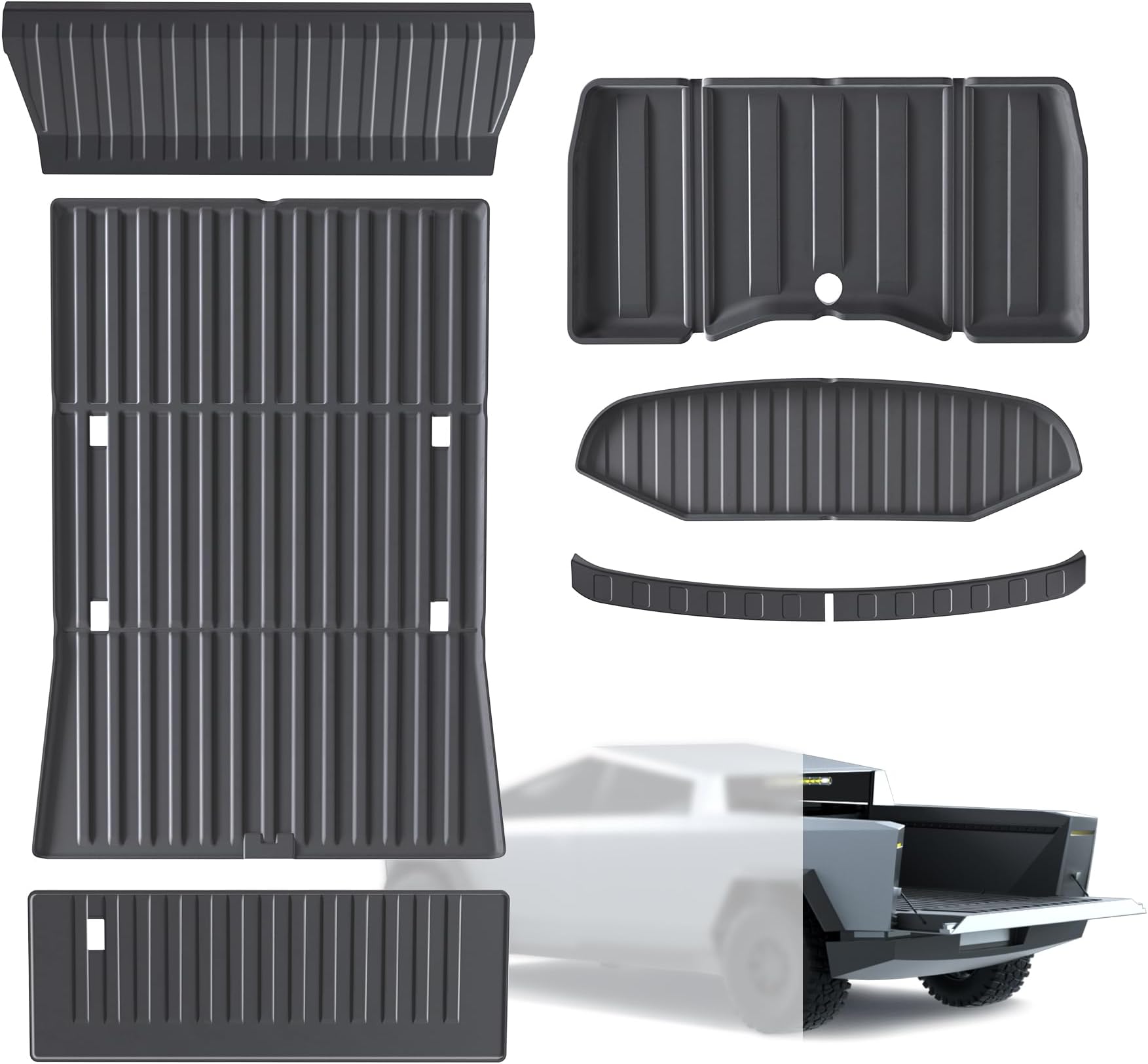 Amazon.com: Truck Bed Mat, Upgraded 3mm Thick Floor Mats for Tesla ...