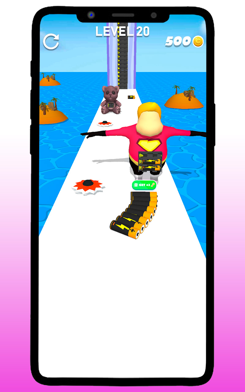 Battery Run Race 3D Stack Rush: Recharge the Toys Challenge Charging ...