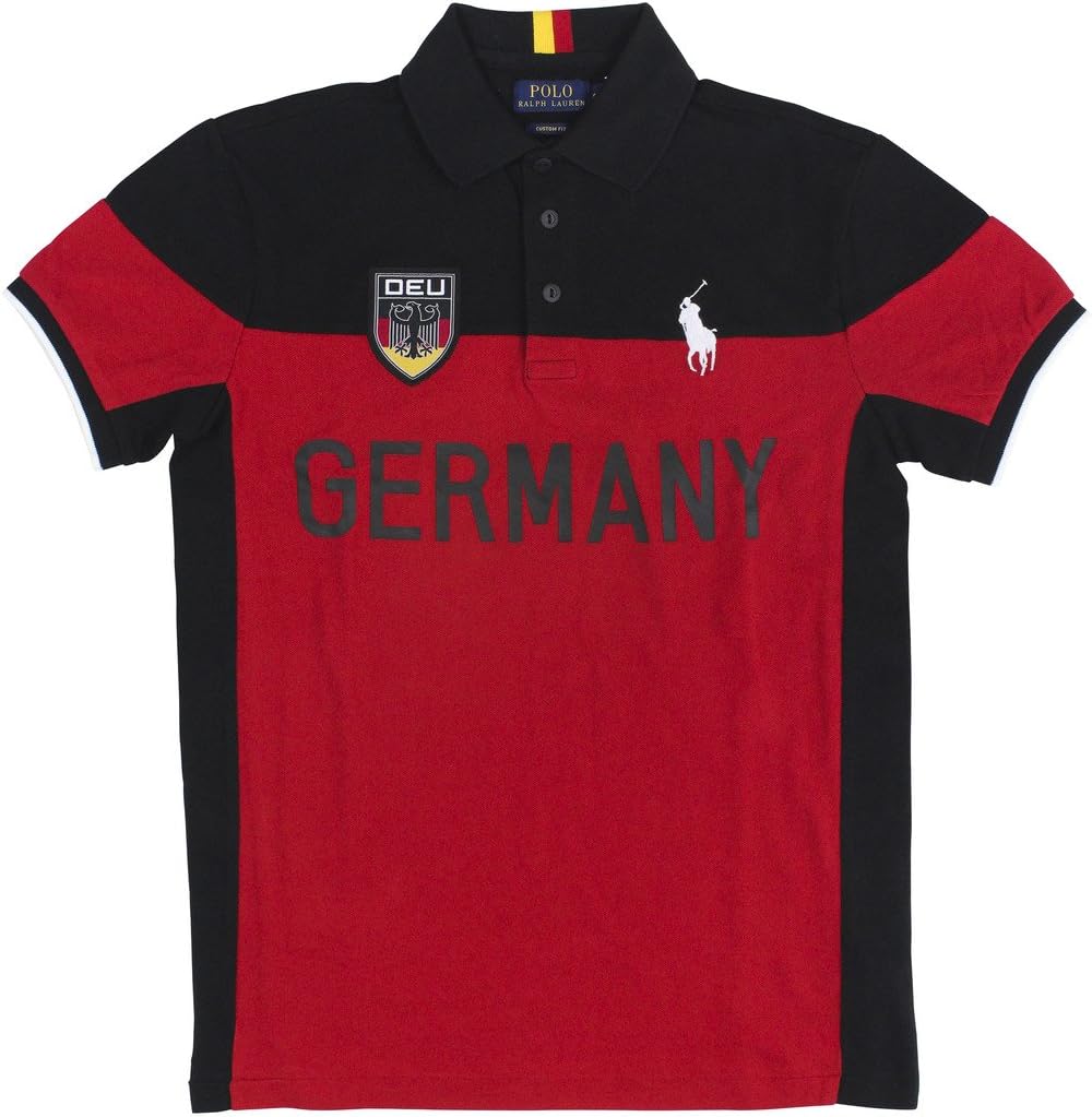 Polo Ralph Lauren Men's Custom Fit Country Jersey Polo Shirt (X-Large ...