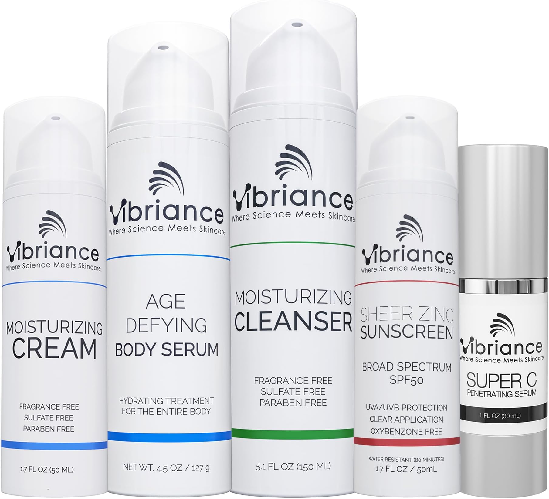 Amazon.com: Vibriance Premium Skincare Bundle | Super C All-in-One ...