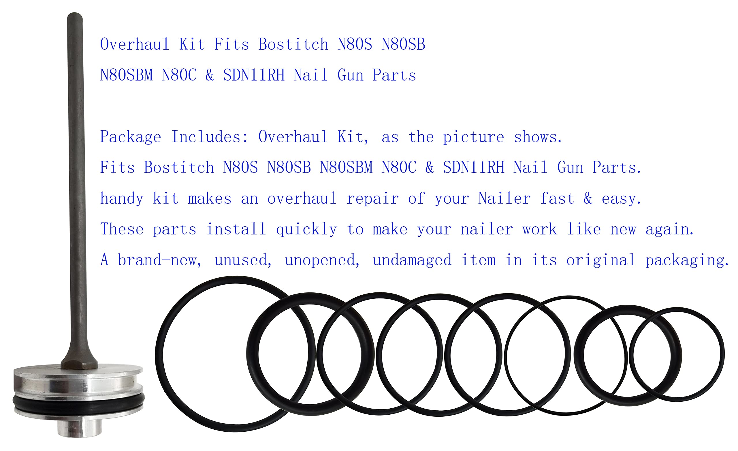 Overhaul Kit Fits Bostitch N80S N80SB N80SBM N80C & SDN11RH Nail Gun Parts