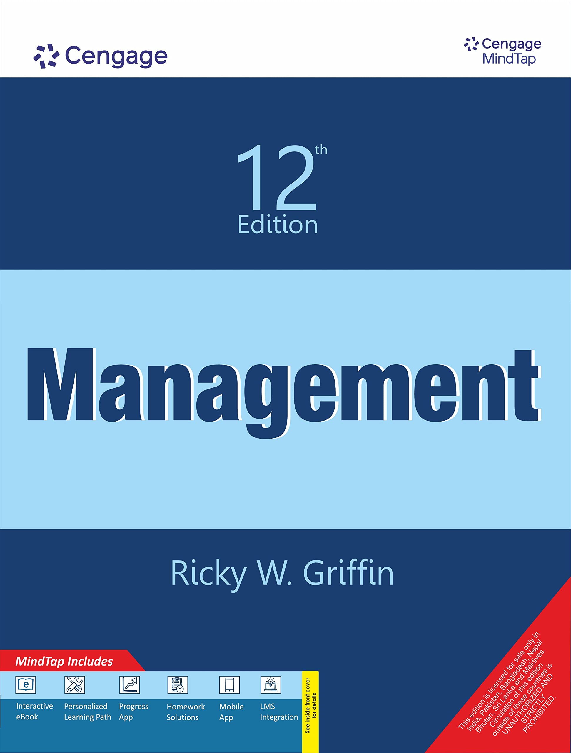 Buy Management with MindTap, 12th Edition Book Online at Low Prices in ...
