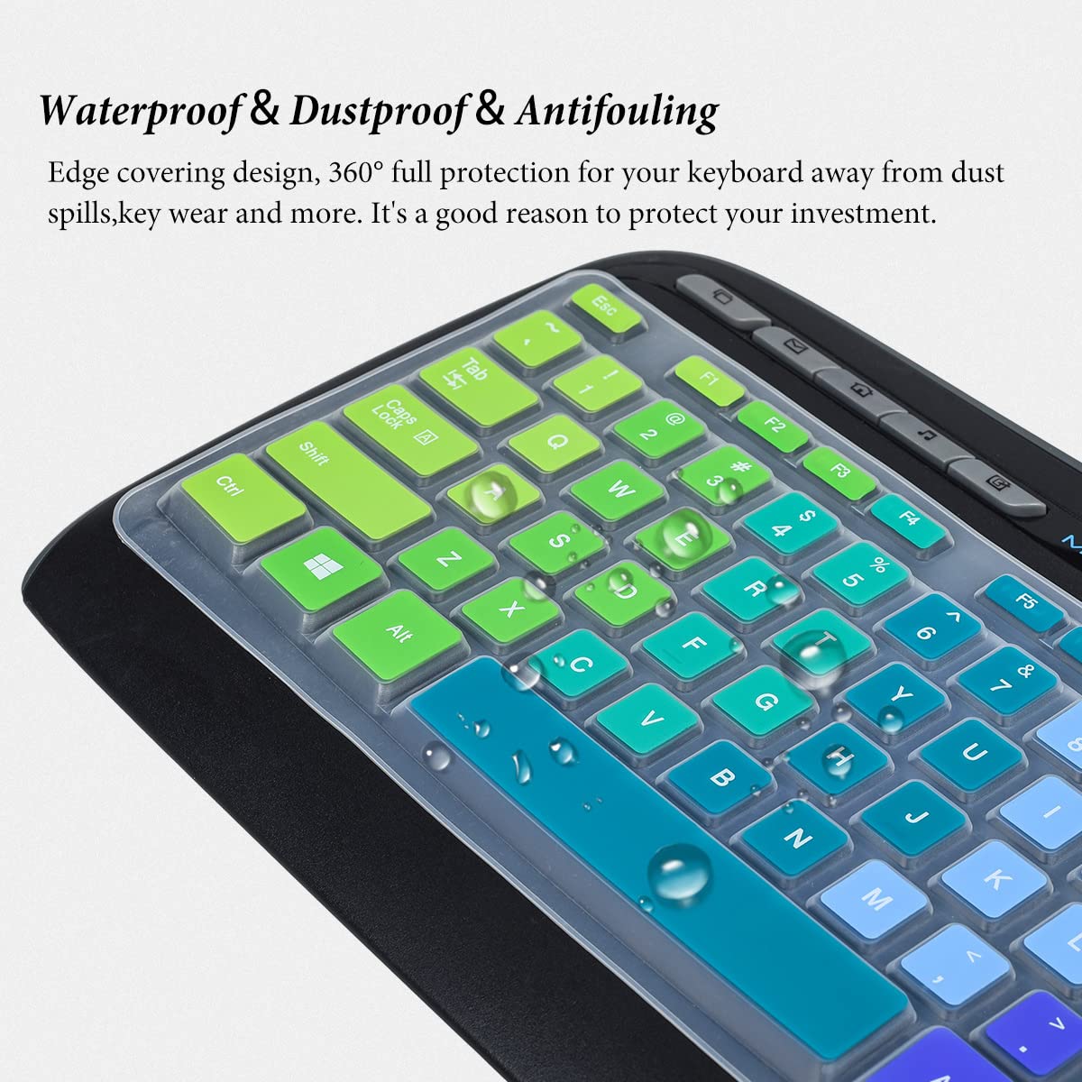 Snapklik.com : Keyboard Cover For Logitech MK320 YR002/Y-R0009 Wireless Desktop Keyboard