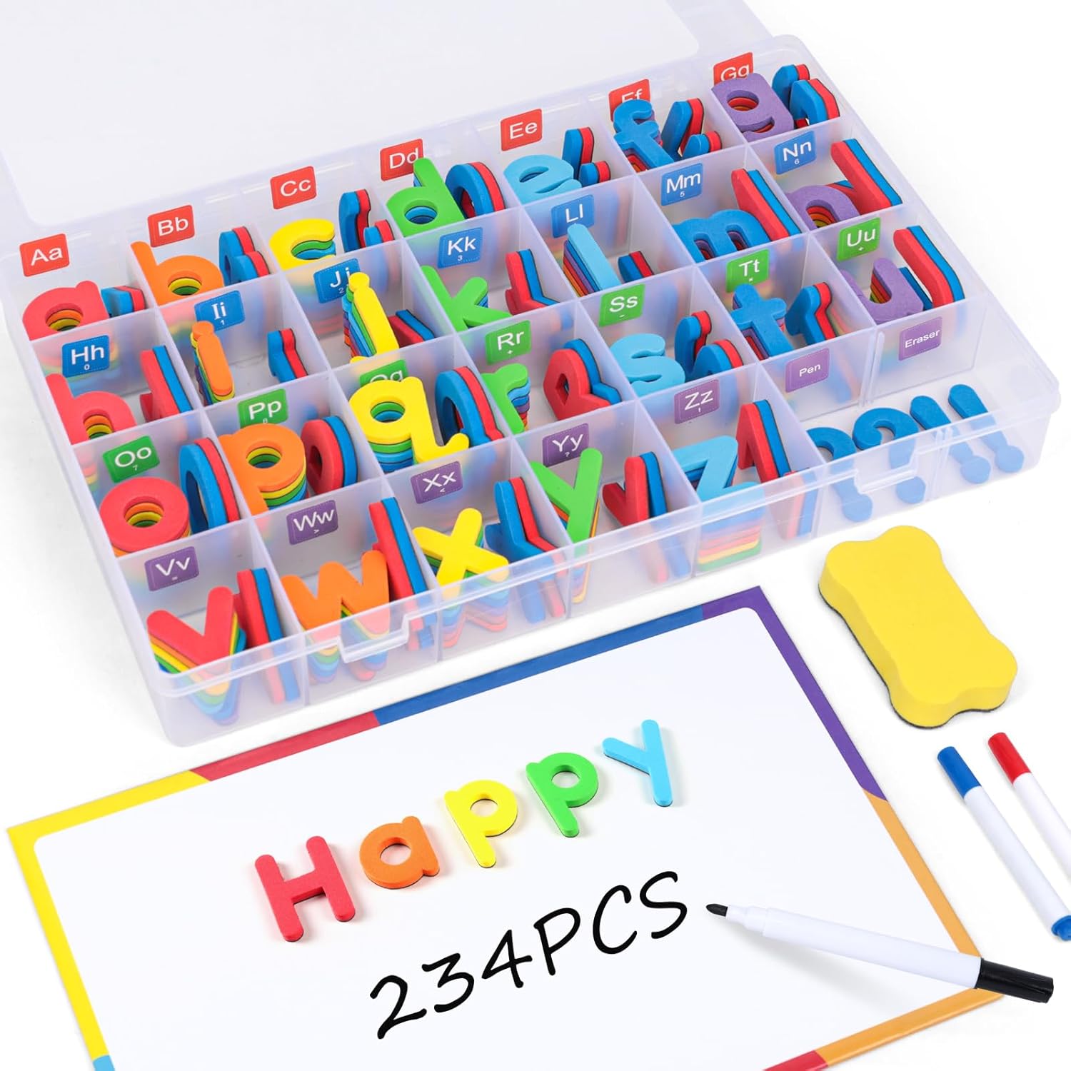 Amazon.com: LOVESTOWN Classroom Magnetic Alphabet Letters Kit 234 Pcs ...