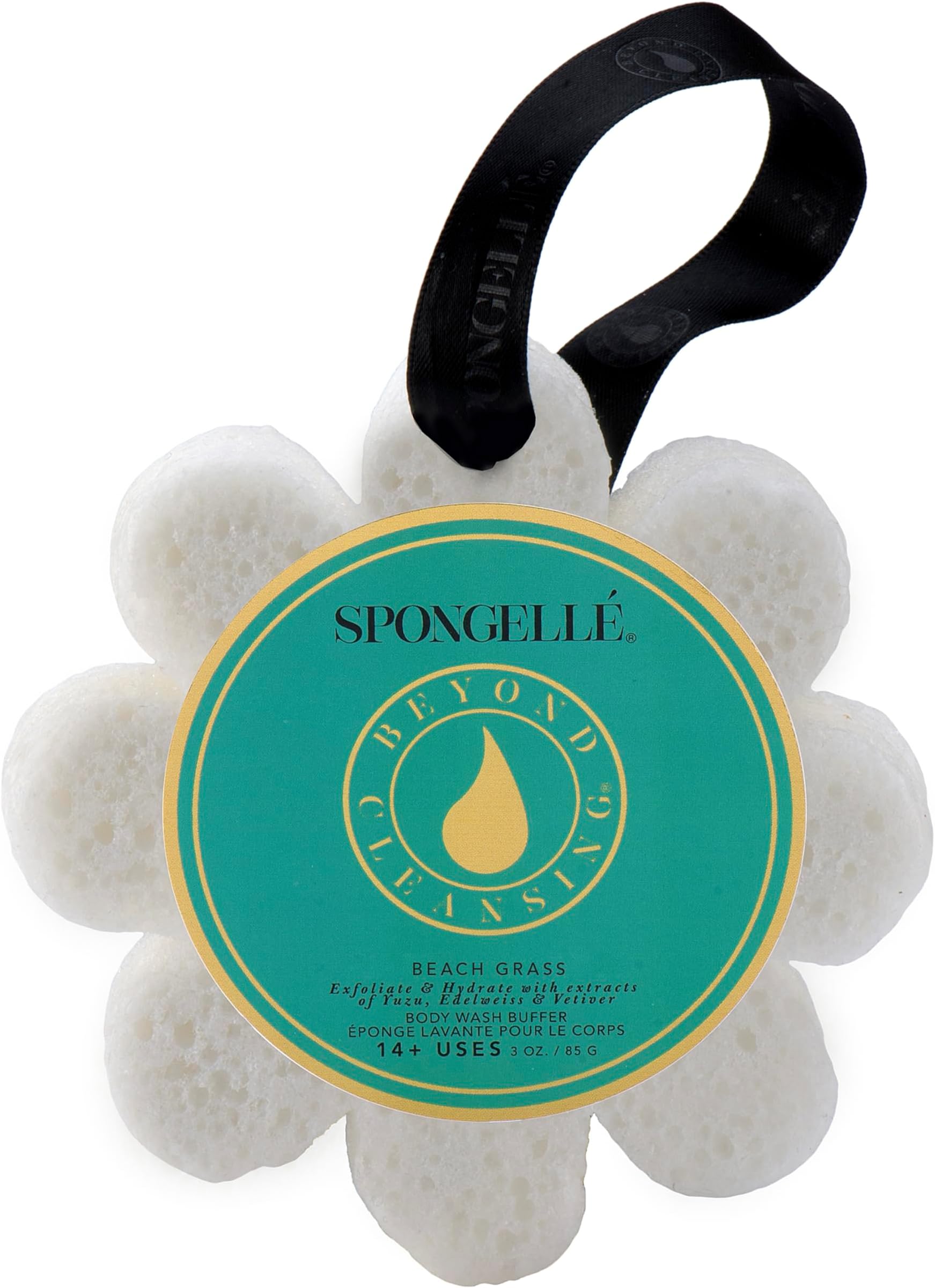 Amazon.com : Spongelle Beach Grass Wild Flower Buffer Body Scrubber ...