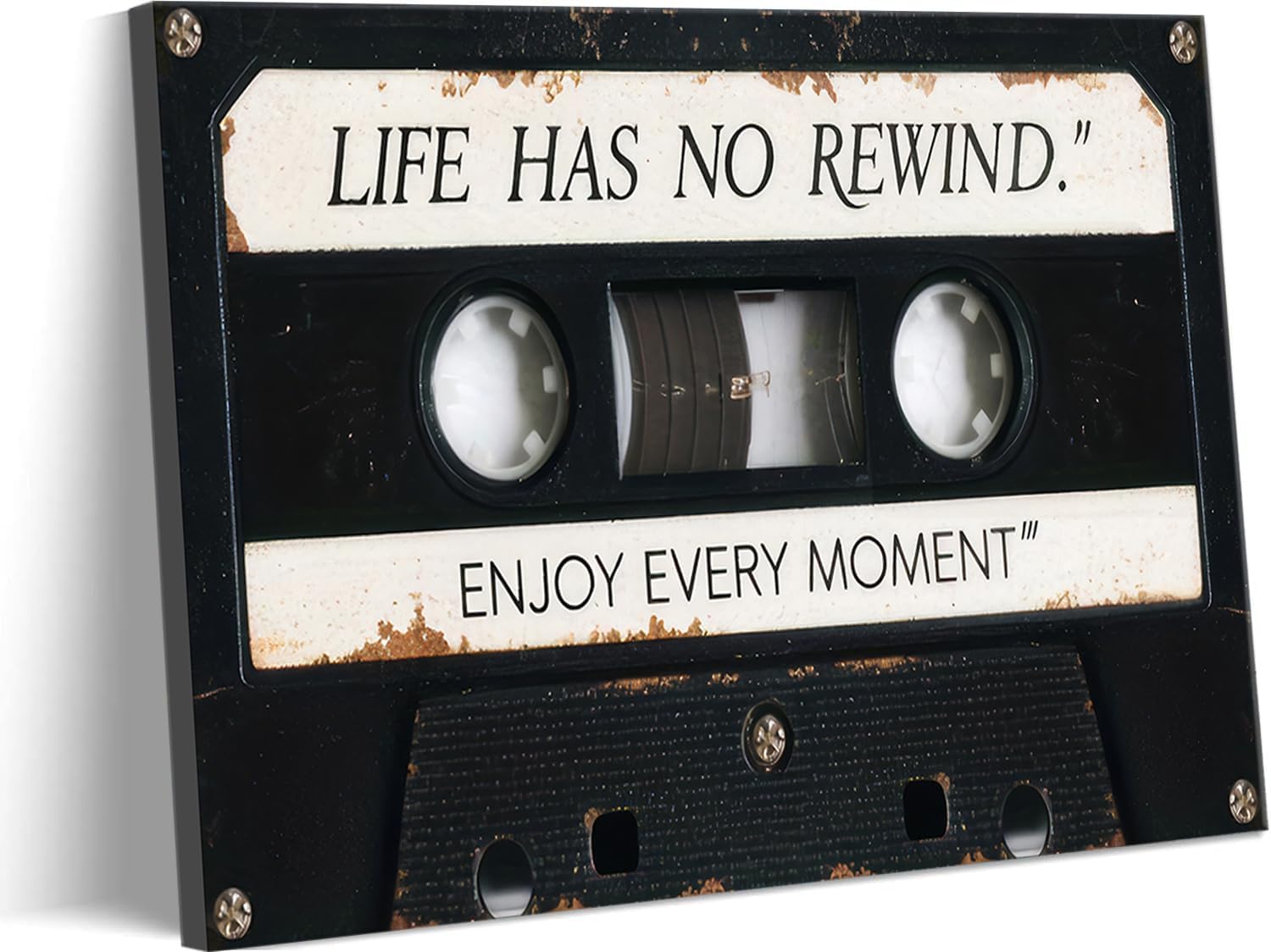 Amazon.com: Inspirational Canvas Wall Art Vintage Music Cassette Tape ...