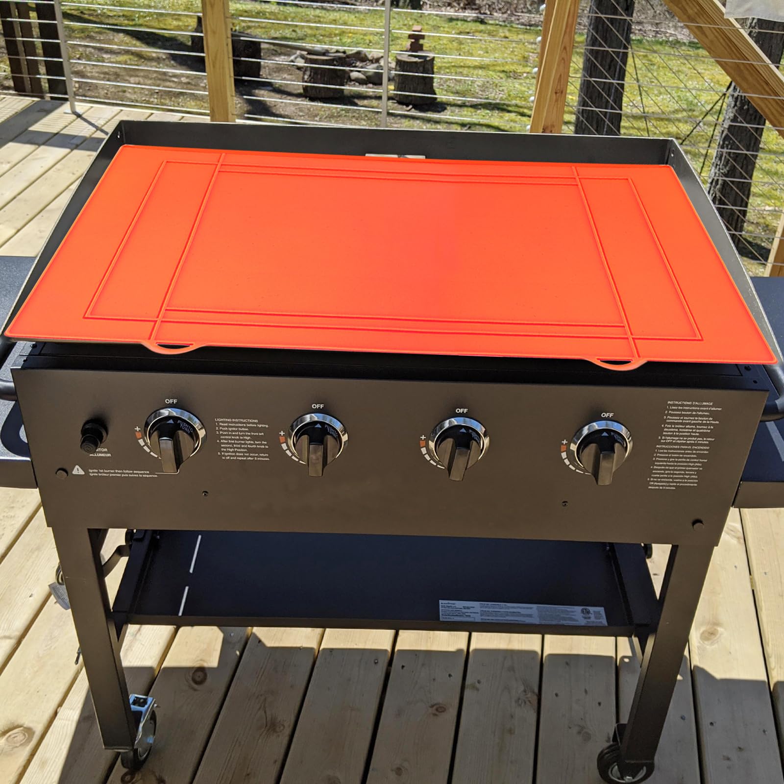 MOFEEZ Griddle Mat, Food Grade Silicone Mat, Customizable Size ...