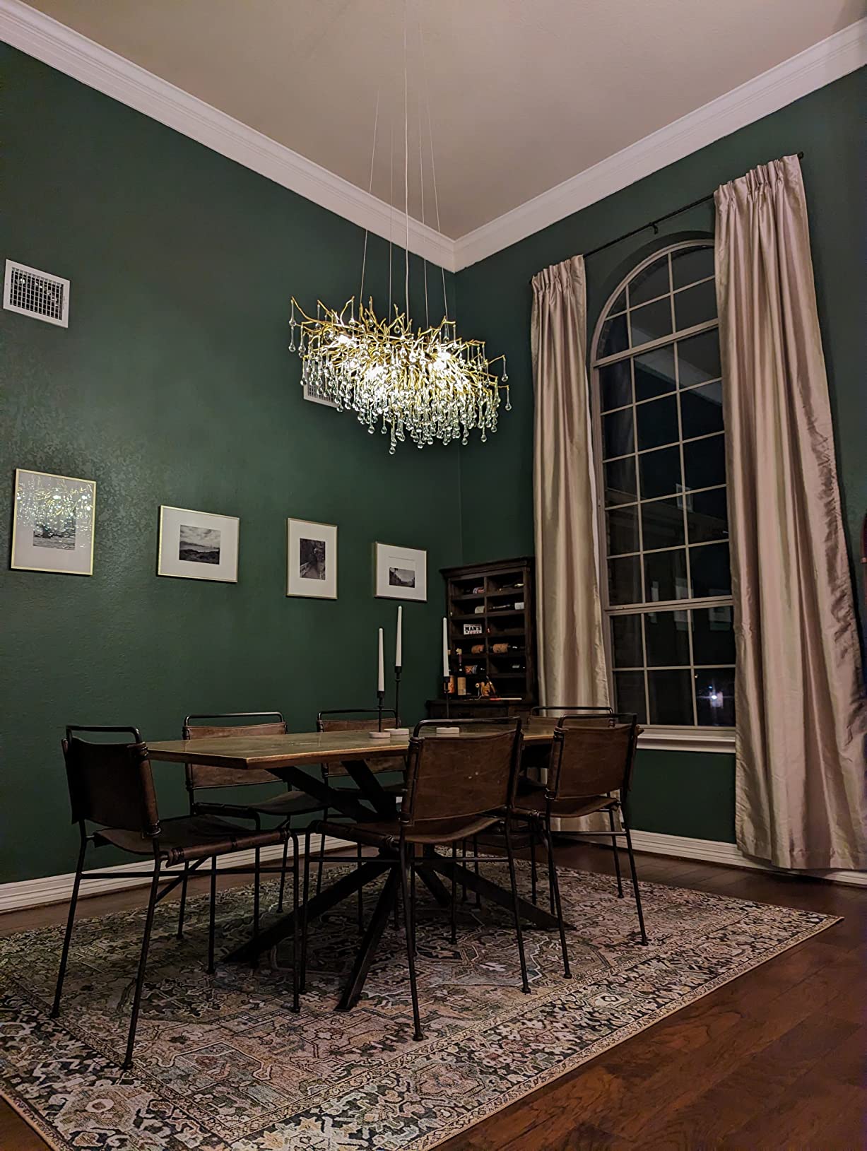 $41/mo - Finance Arotikee Crystal Chandelier Modern Farmhouse Crystal ...