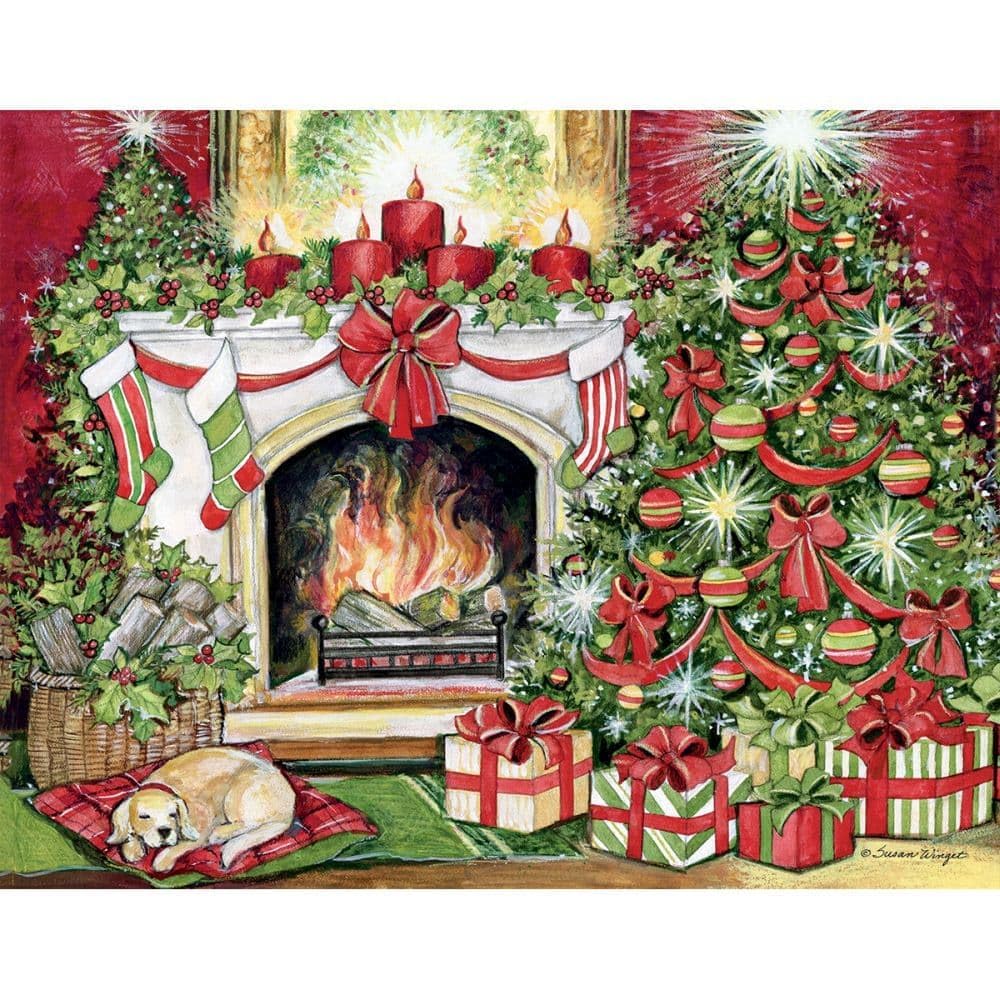 Amazon.com : LANG Christmas Warmth Boxed Christmas Cards, Exclusive ...