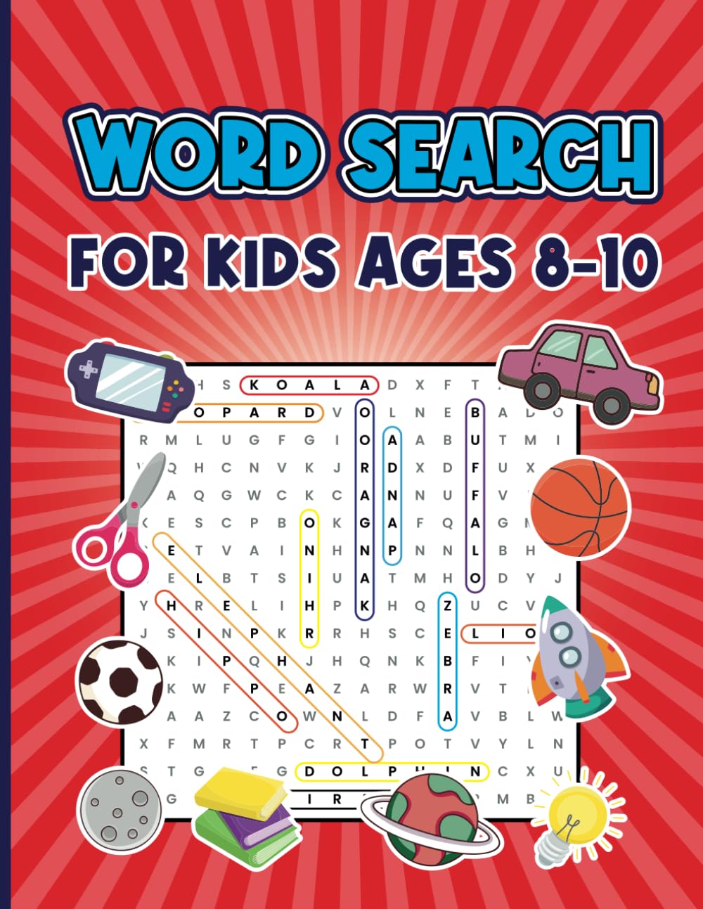 Wordsearch Book For Kids: Kids Puzzles Ages 8-10,100 Fun and ...