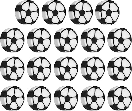 TIESOME Mini Pencil Erasers, 24 PCS Sports Ball Eraser Fun Erasers Cute ...