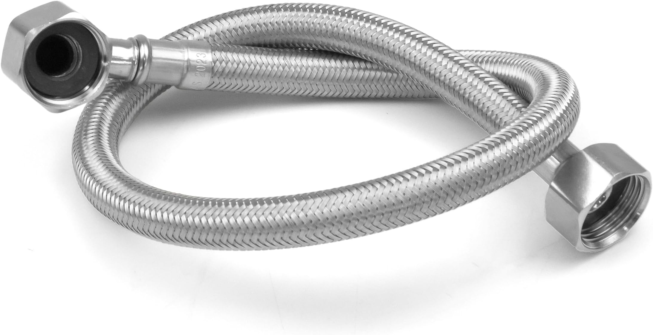 Flexible TAP Connector 15MM + Isolator X 1/2" BSP Elbow Lengths (150MM ...