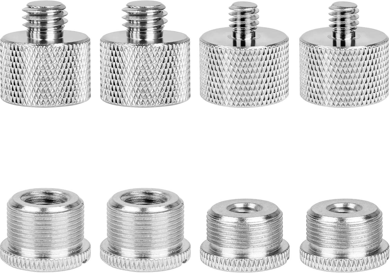 Amazon.com: Mic Stand Adapter Set,8 Pcs Mic Thread Adapters-5/8 Female ...