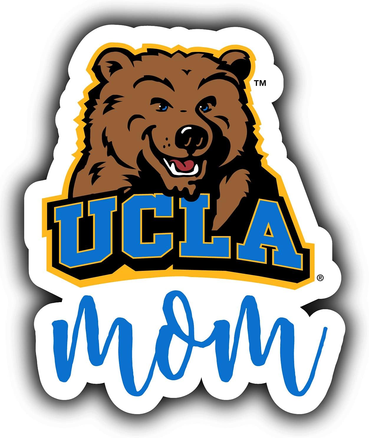 Amazon.com: UCLA Bruins Proud Mom 4-Inch Die Cut Decal Officially ...