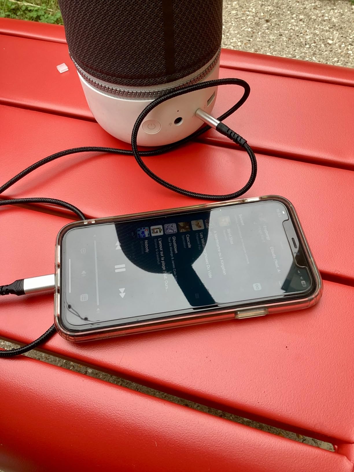 Câble Audio Auxiliaire de Voiture pour iPhone [Certifié MFi] 1M Stéréo ...