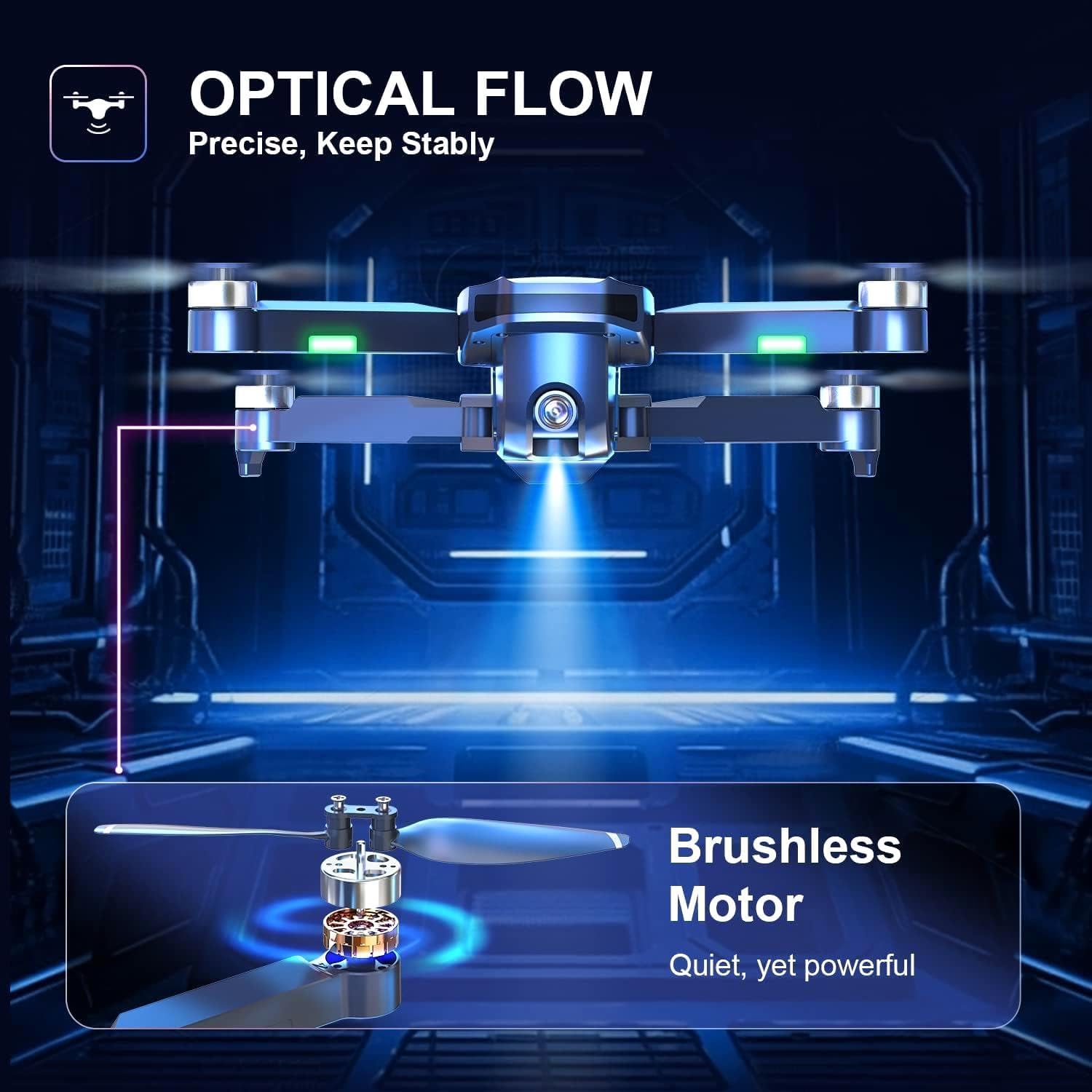 SoneiL 4K GPS Drone for Adults with Brushless Motor, TSRC Q5 RC 52 Min ...