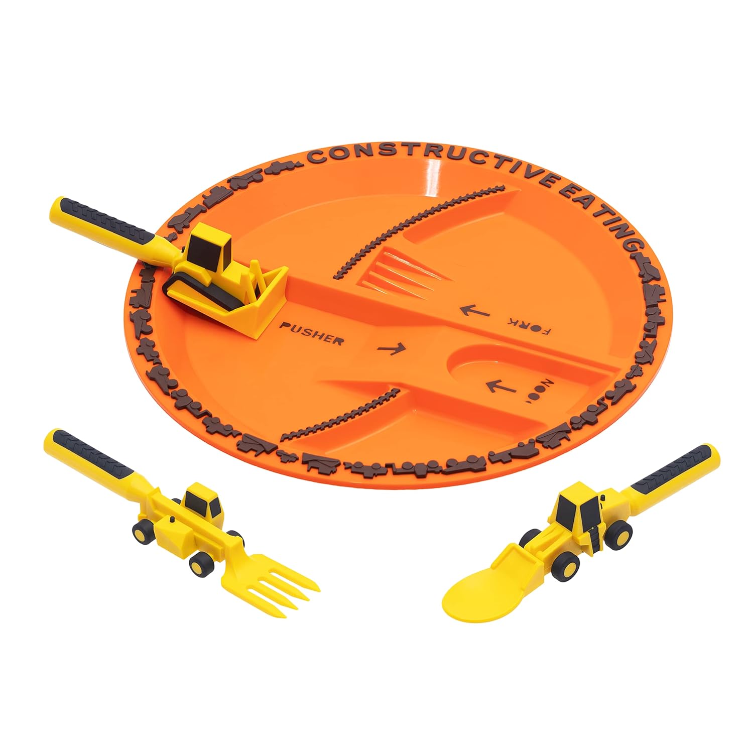 Amazon.com: Constructive Eating Made in USA Construction Combo with ...