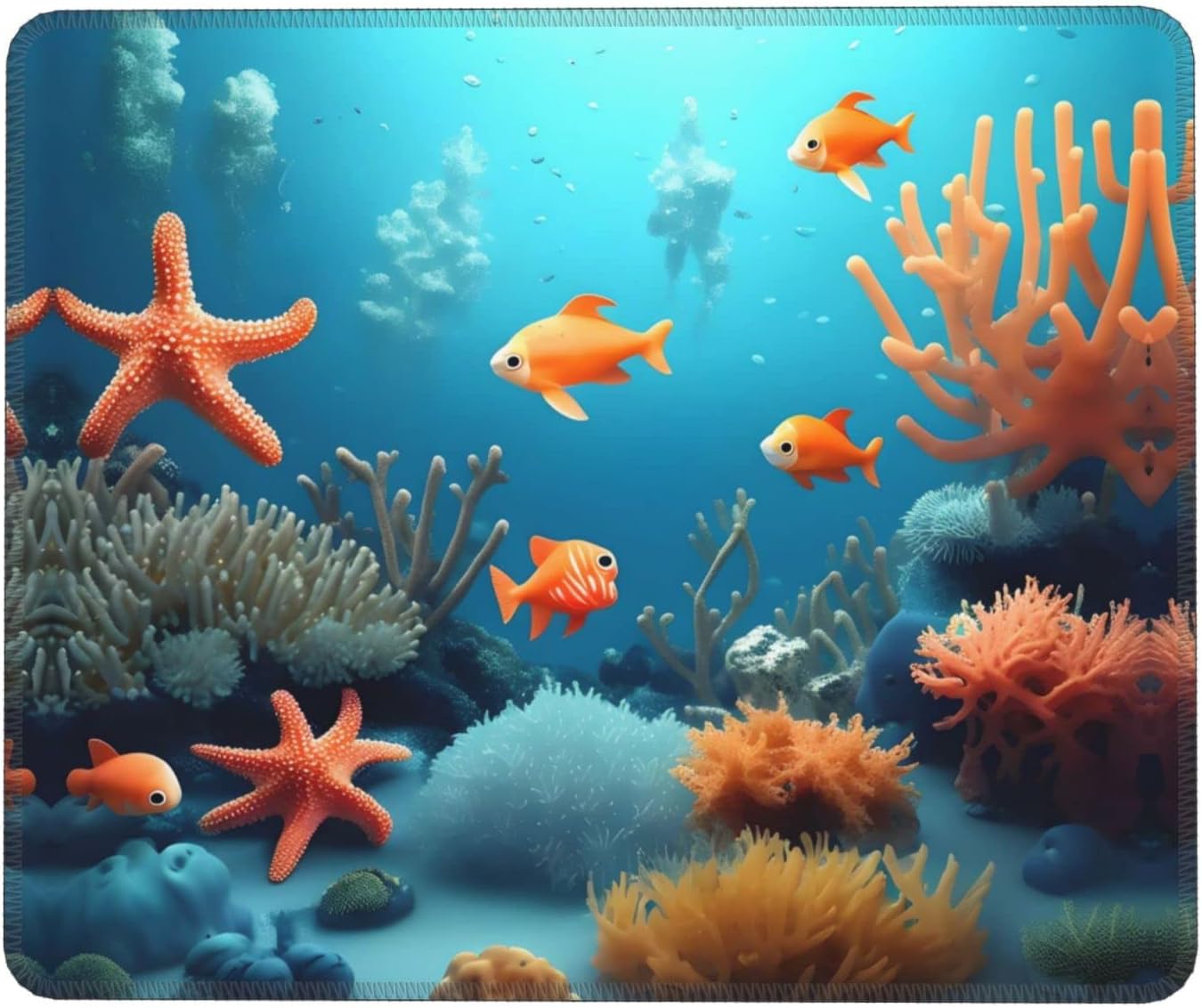 Amazon.com: Coral Fish Underwater Premium Gaming Mouse Pad - Gaming ...