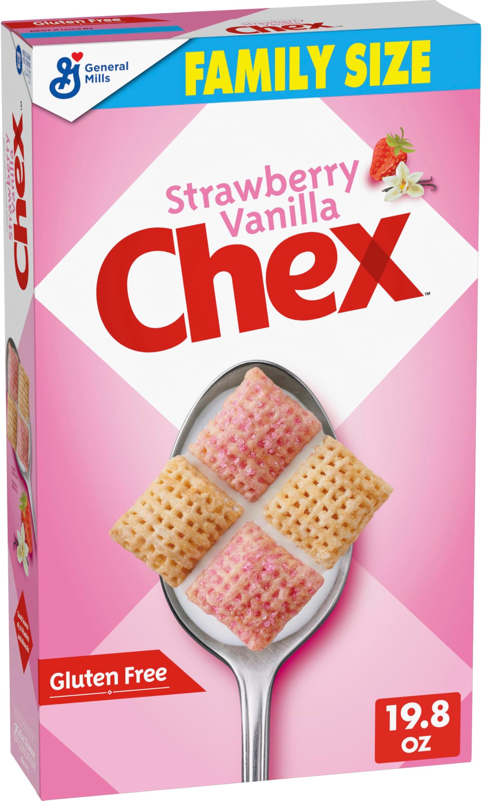 Amazon.com: Strawberry Vanilla Chex Cereal, Gluten Free Breakfast ...