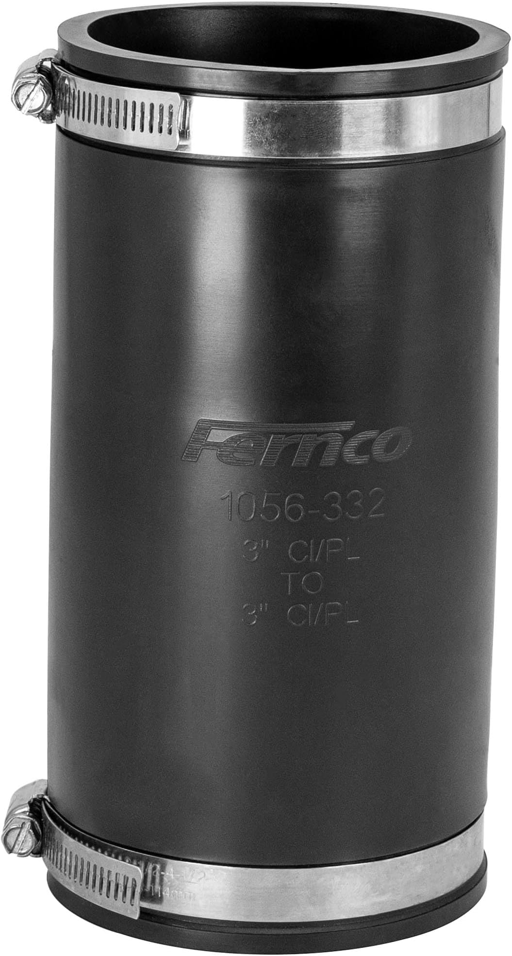 Amazon.com: Fernco P1059-33 Flexible PVC Coupling For 3" Plastic Socket ...
