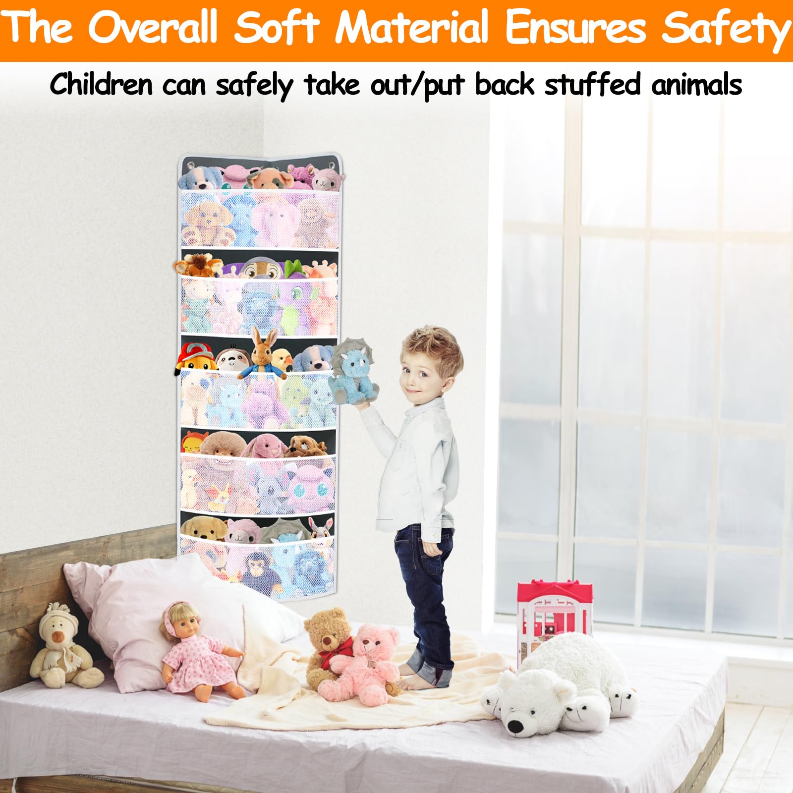Snapklik.com : Soft Corner Shelf- Corner Toy Storage Organizer- Wall ...