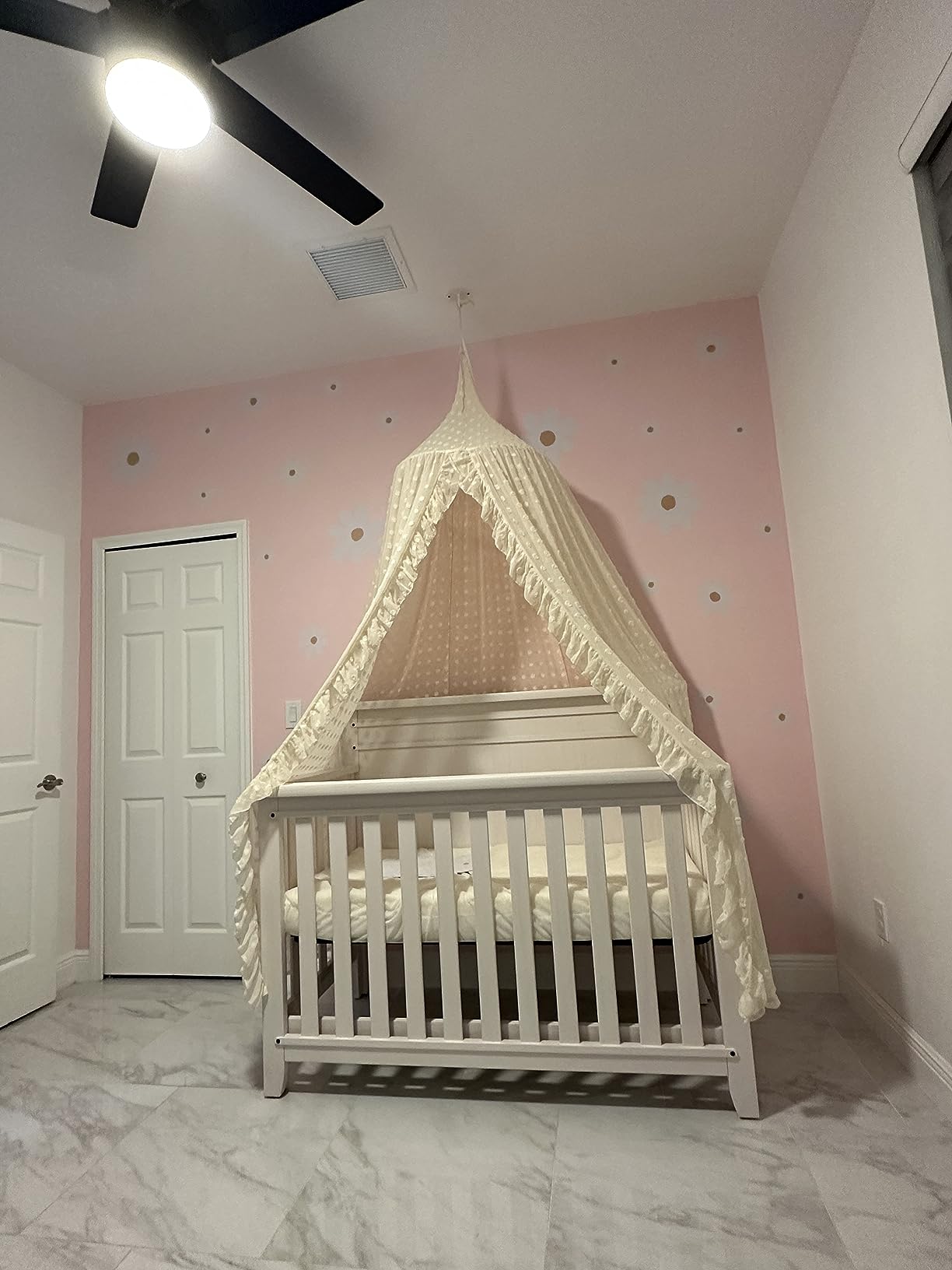 $9/mo - Finance Wonder Space Elegant Kids Bed Canopy - Lace Chiffon ...