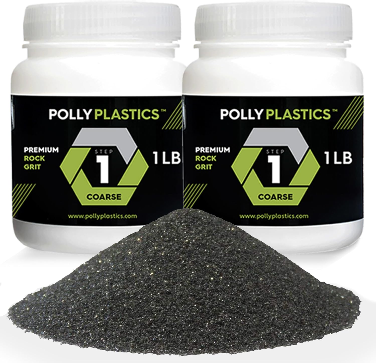 Amazon.com: Polly Plastics Rock Tumbler Media Grit Refill, Coarse 60/90 ...