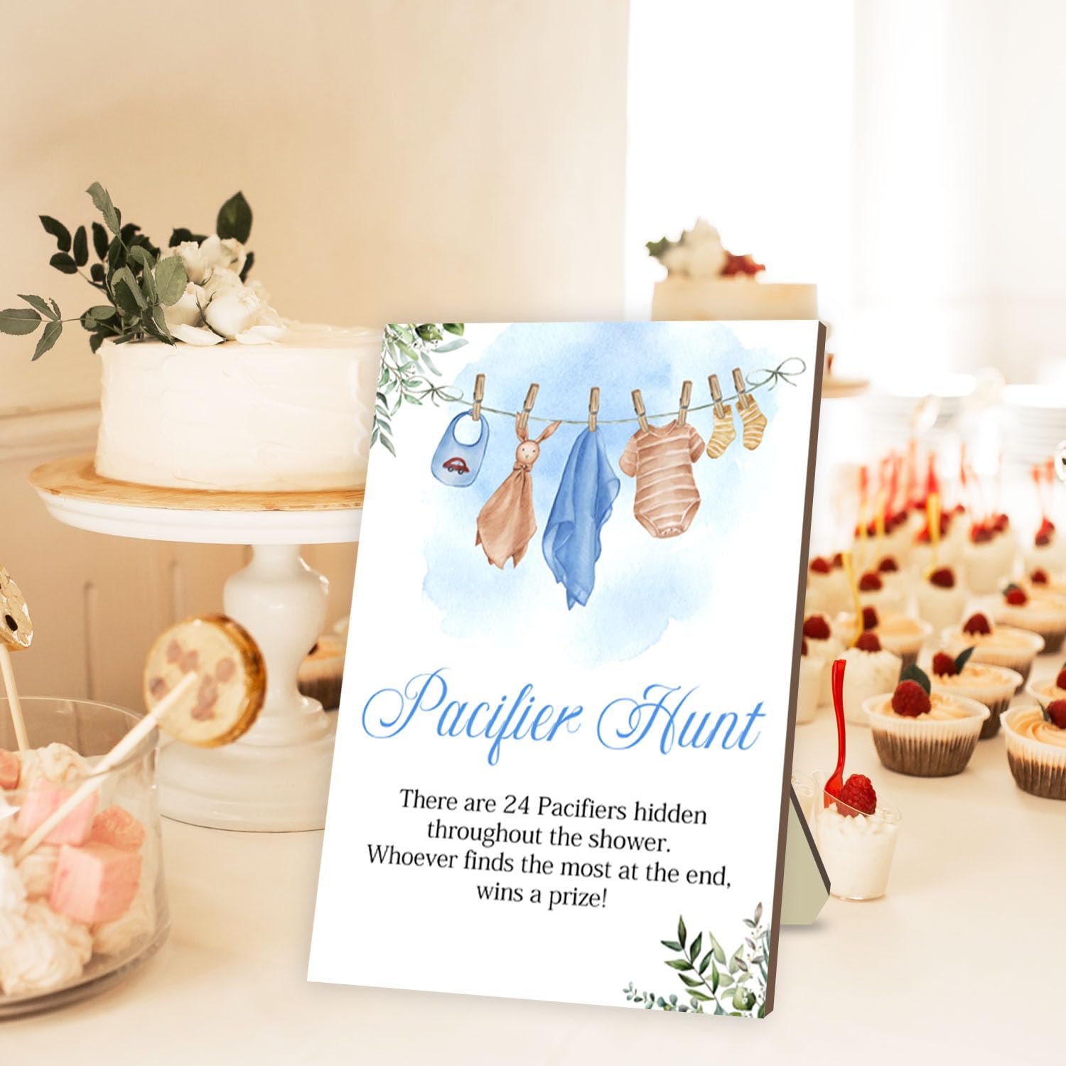 Snapklik.com : Baby Shower Games Pacifier Hunt Game Games For Baby ...