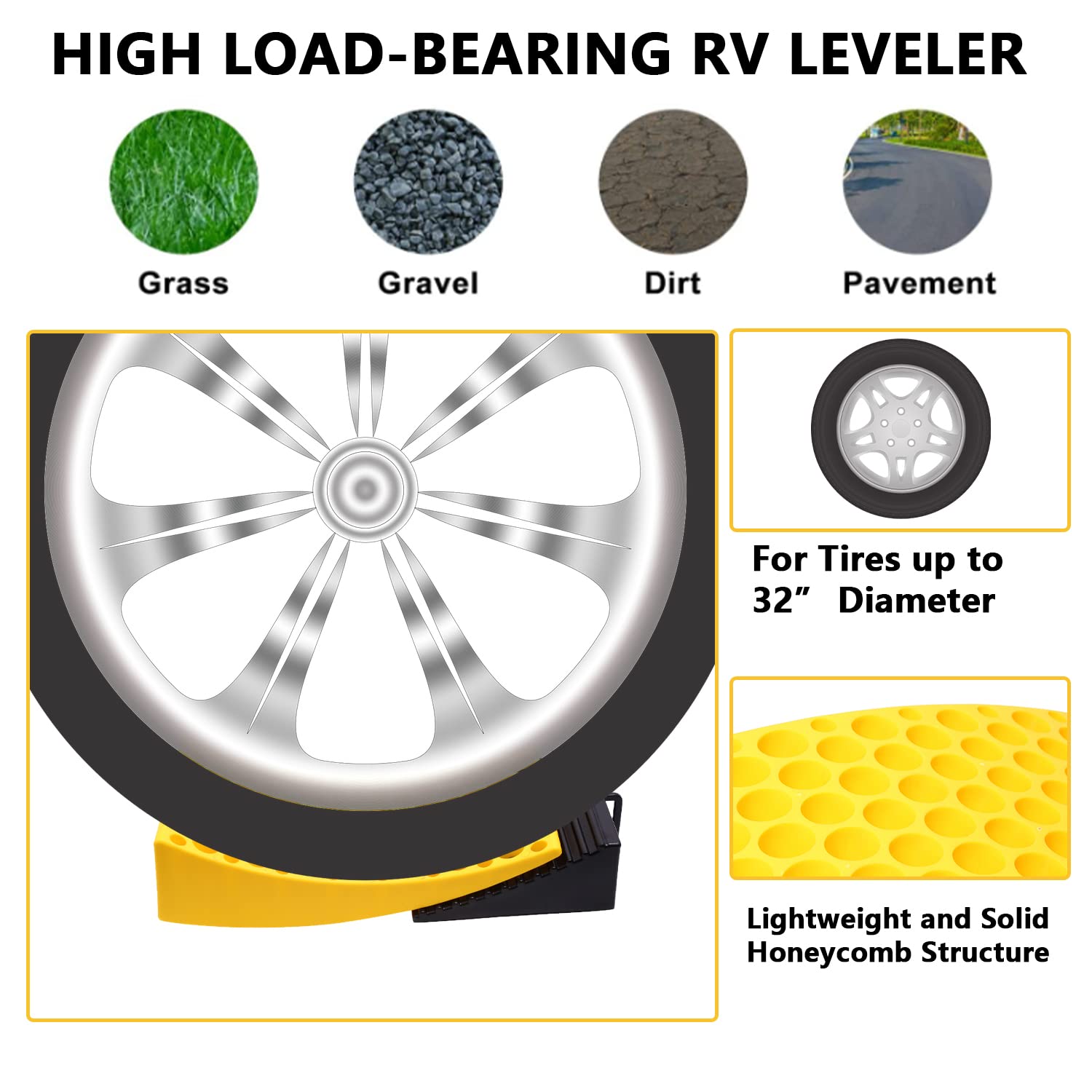 Snapklik.com : GarfatolRv Camper Leveler,RV Leveling Blocks For Travel ...