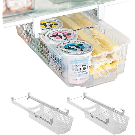 Amazon.com - Fridge Drawer Organizer, 3 Pack Retractable Drawer ...
