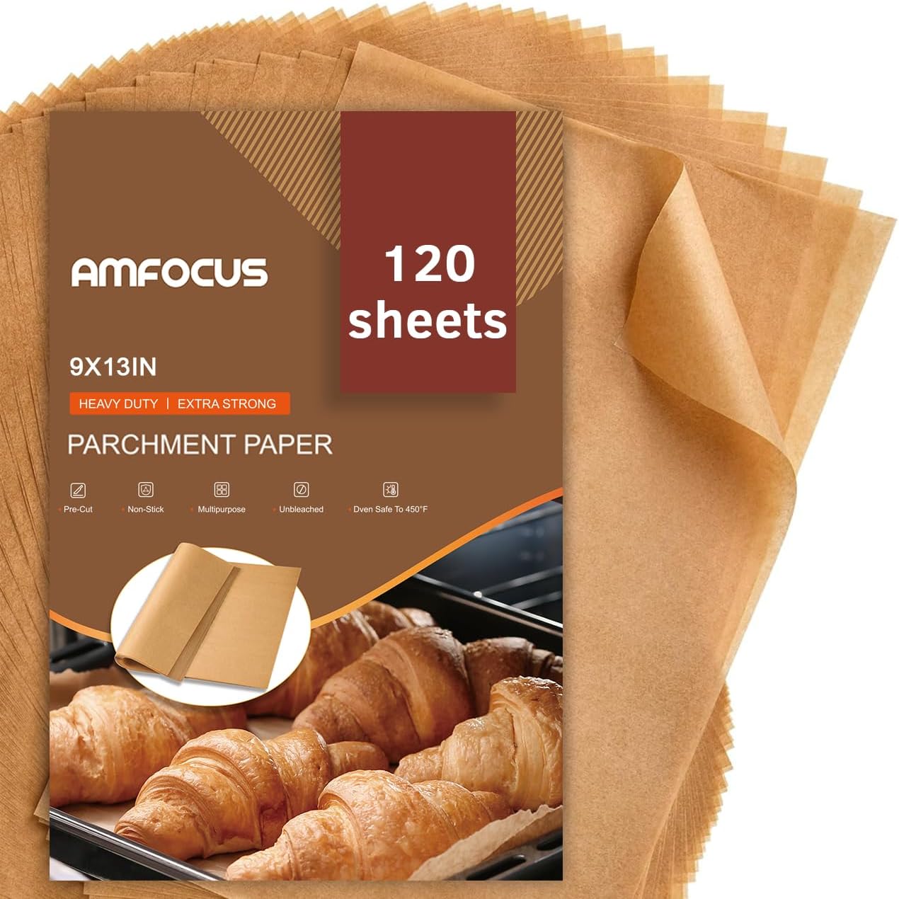Amazon.com: 8x8 Natural Parchment Paper Squares 200 Pieces: Home & Kitchen