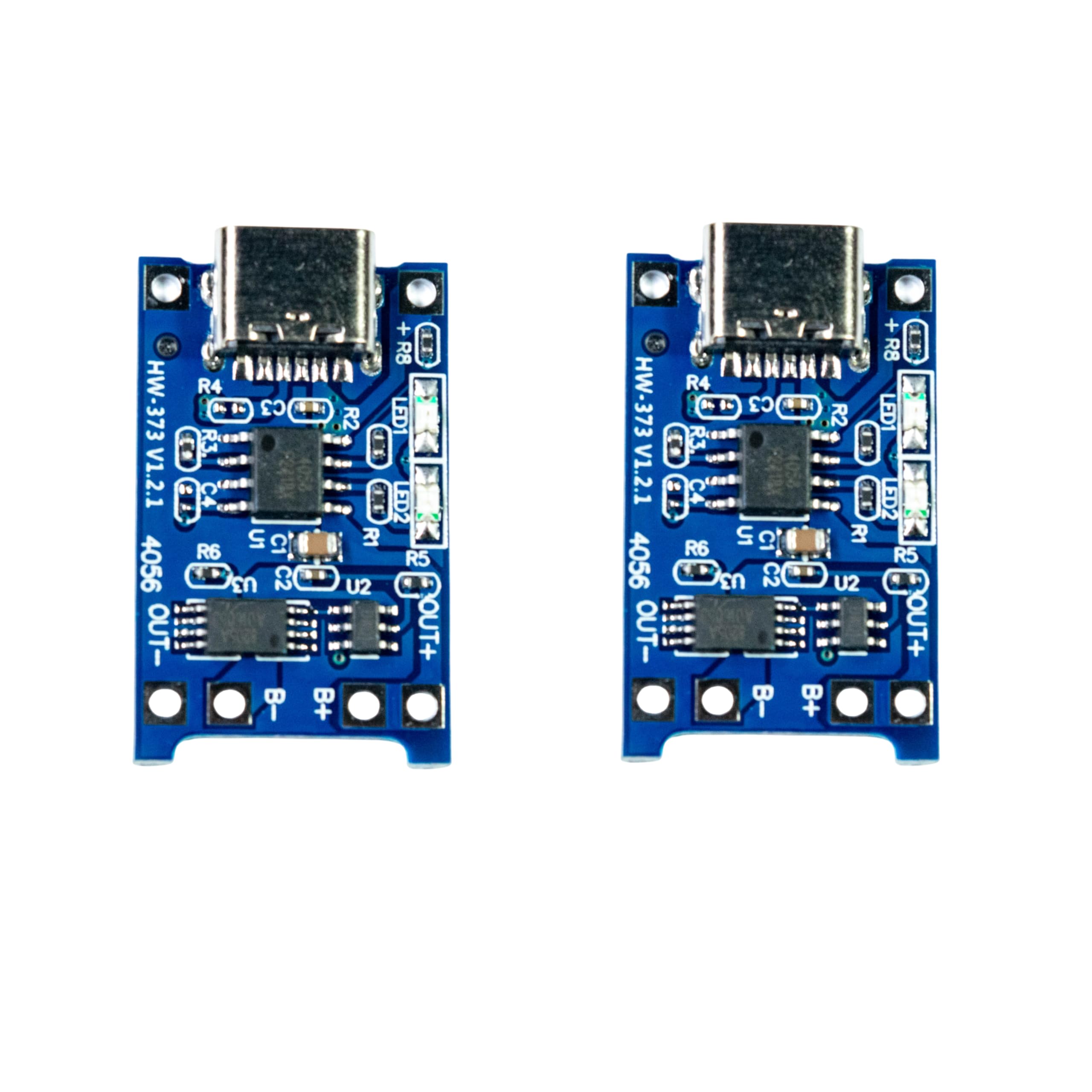 Type-C Battery Charging Module, TP4056 with BMS, 18650 Lithium-ion ...