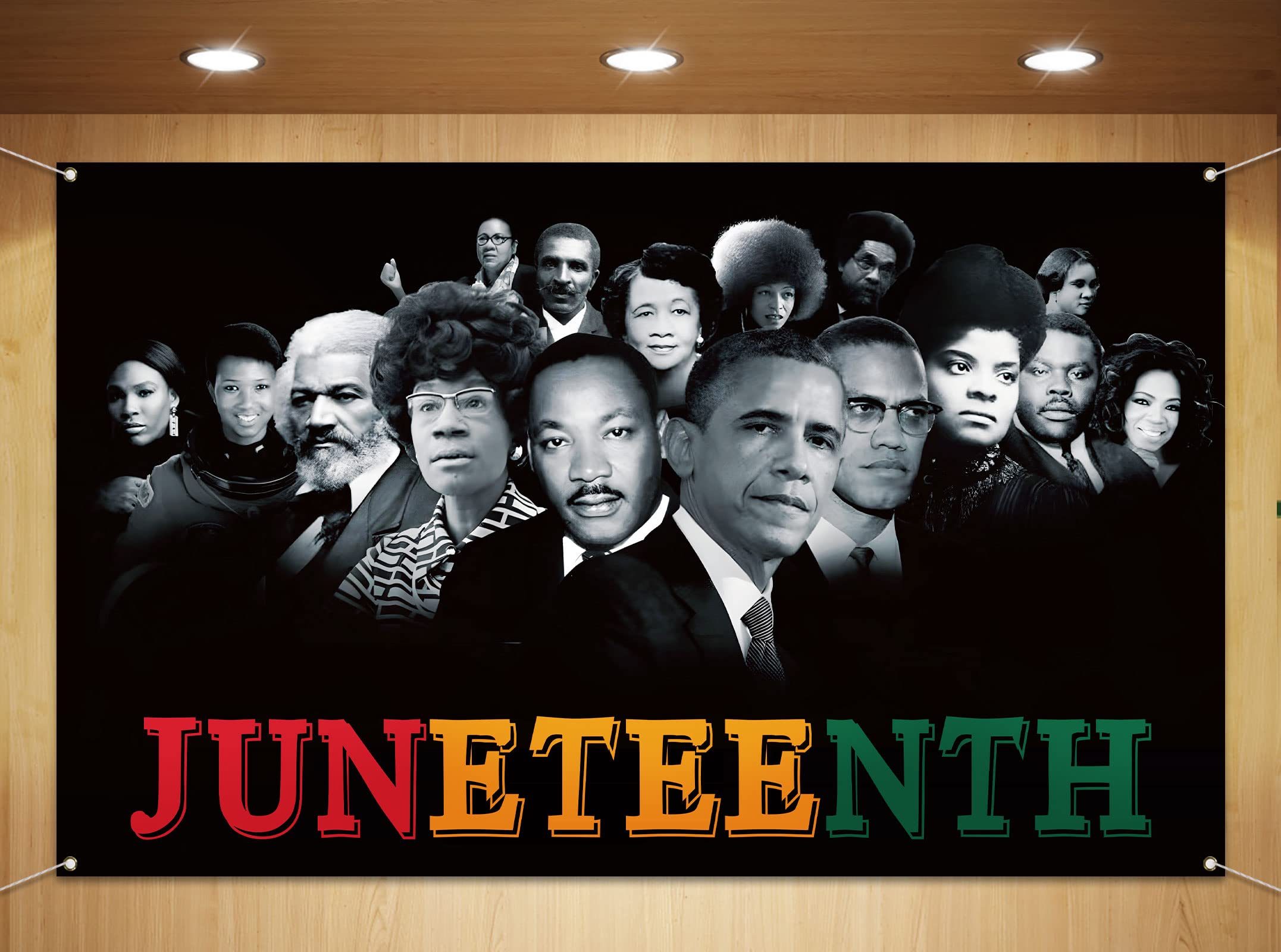 Amazon.com : Sunwer Juneteenth Photo Booth Backdrop Pan Afro American ...