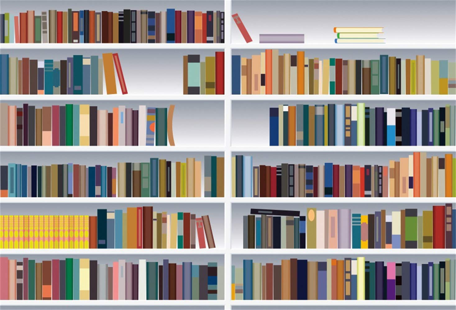 Library Day Cartoon Wallpaper