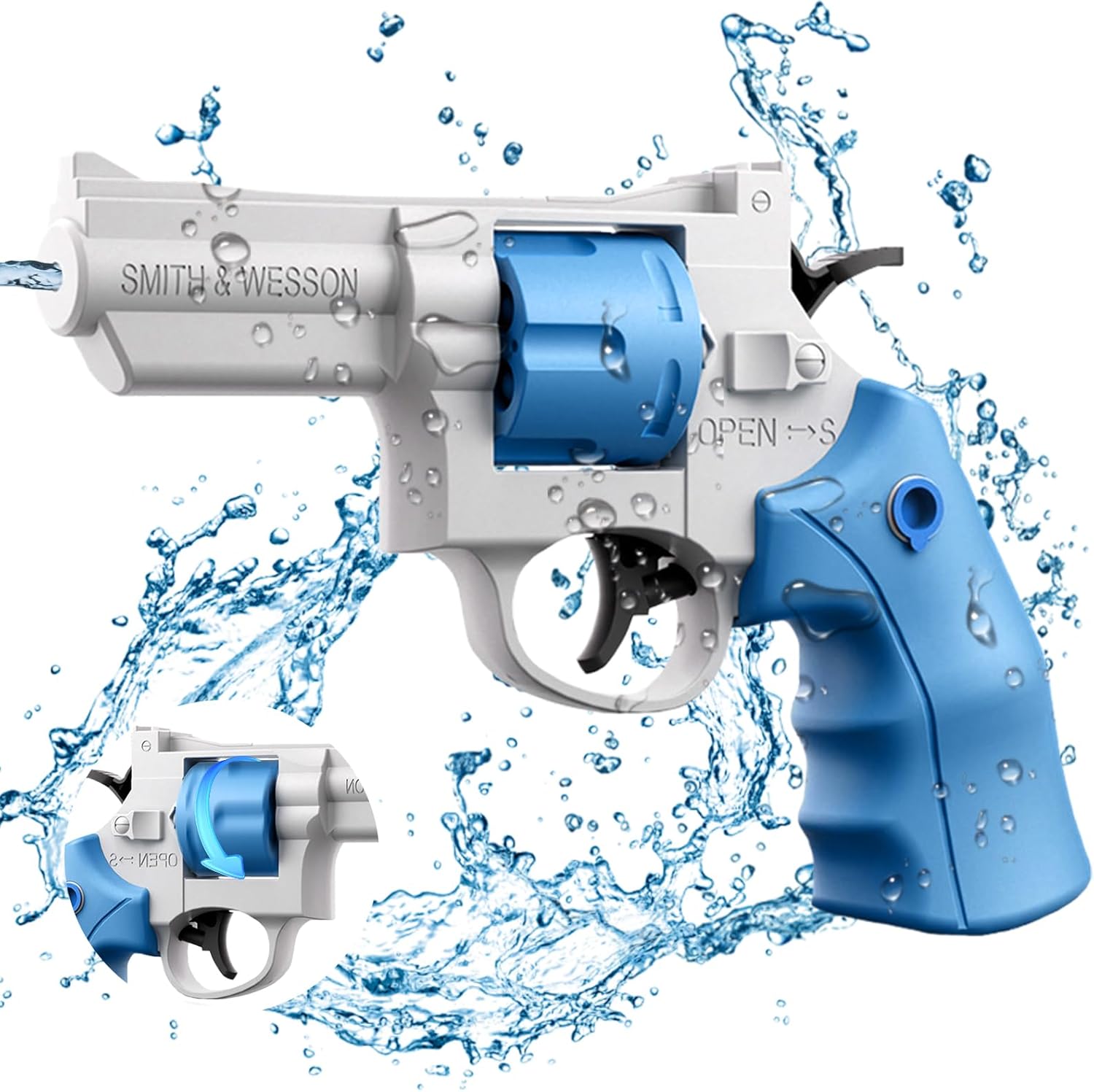 Amazon.com: Water Gun for Kids,200CC Capacity 16-25 FT Long Range ...