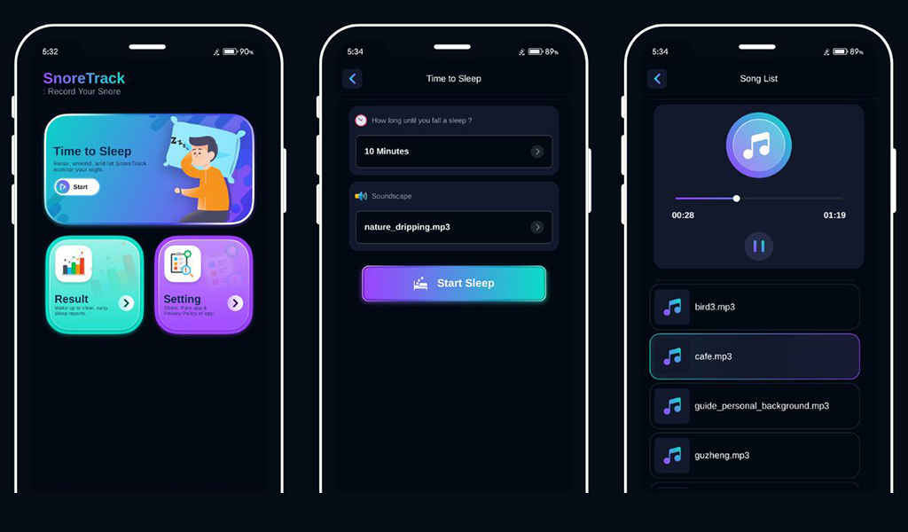 Snore Tracker Record,Track Sleep Monitor Your Night Snore Recorder ...