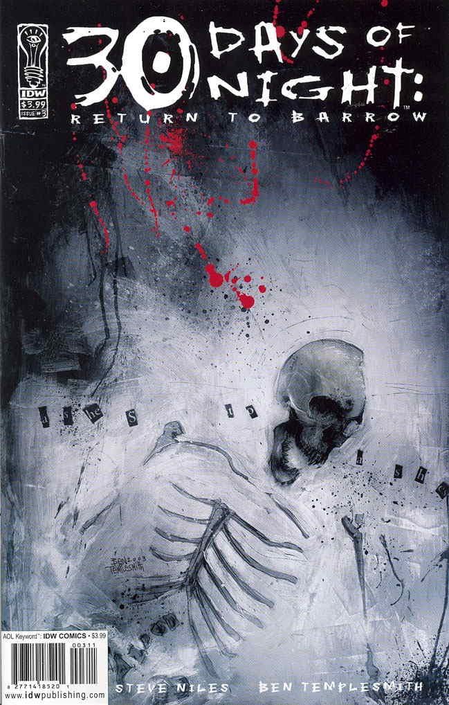 Amazon.com: 30 Days of Night: Return to Barrow #3 VF/NM ; IDW comic ...