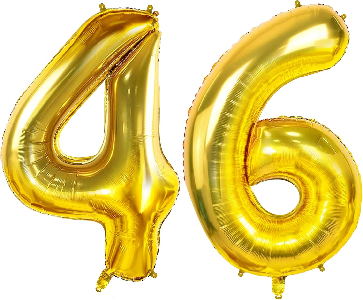 Amazon.com: Number 46 Balloons for 46th Birthday Party Decorations, 0 ...